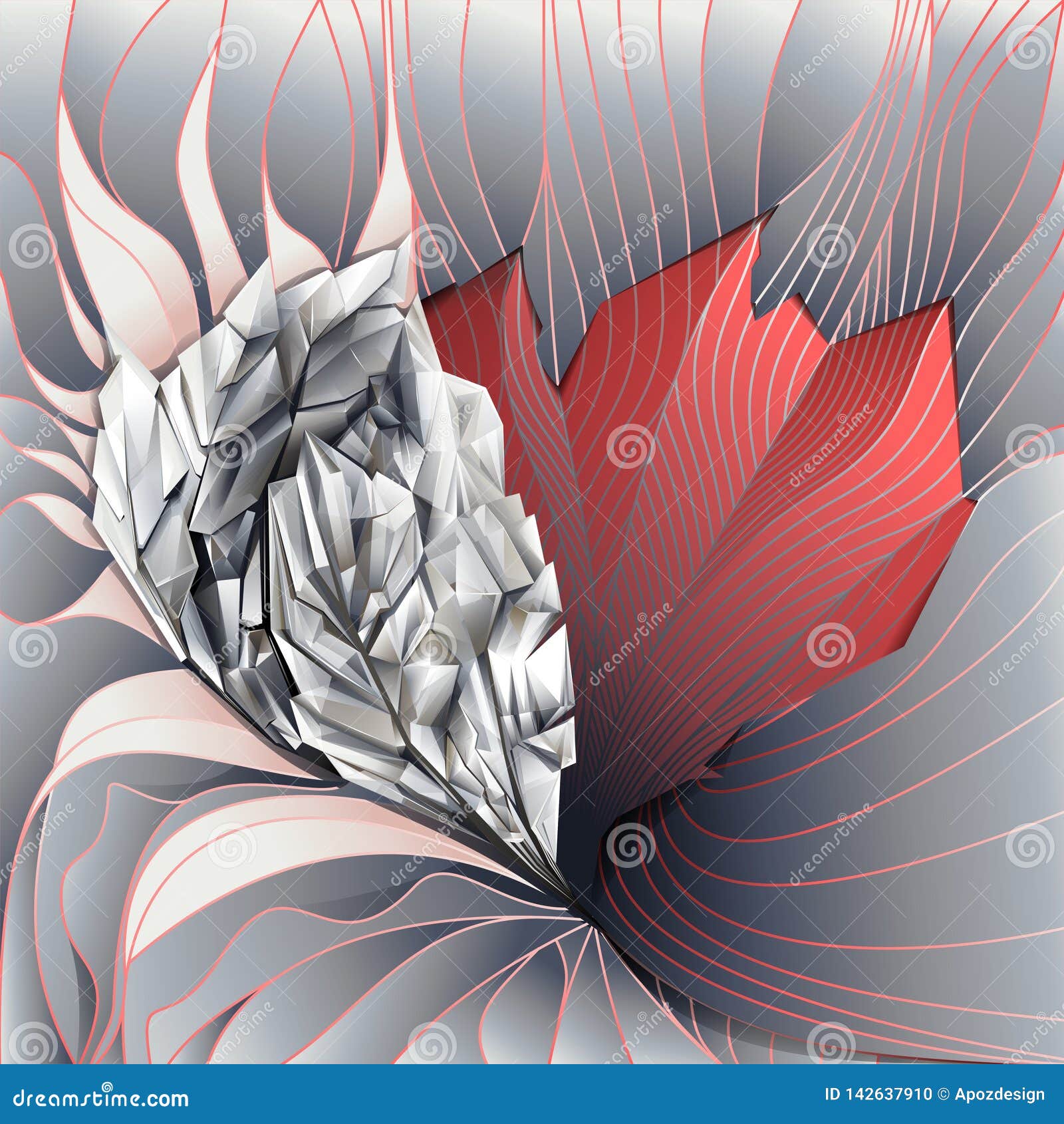 Ice and flame stock vector. Illustration of draw, concept - 142637910