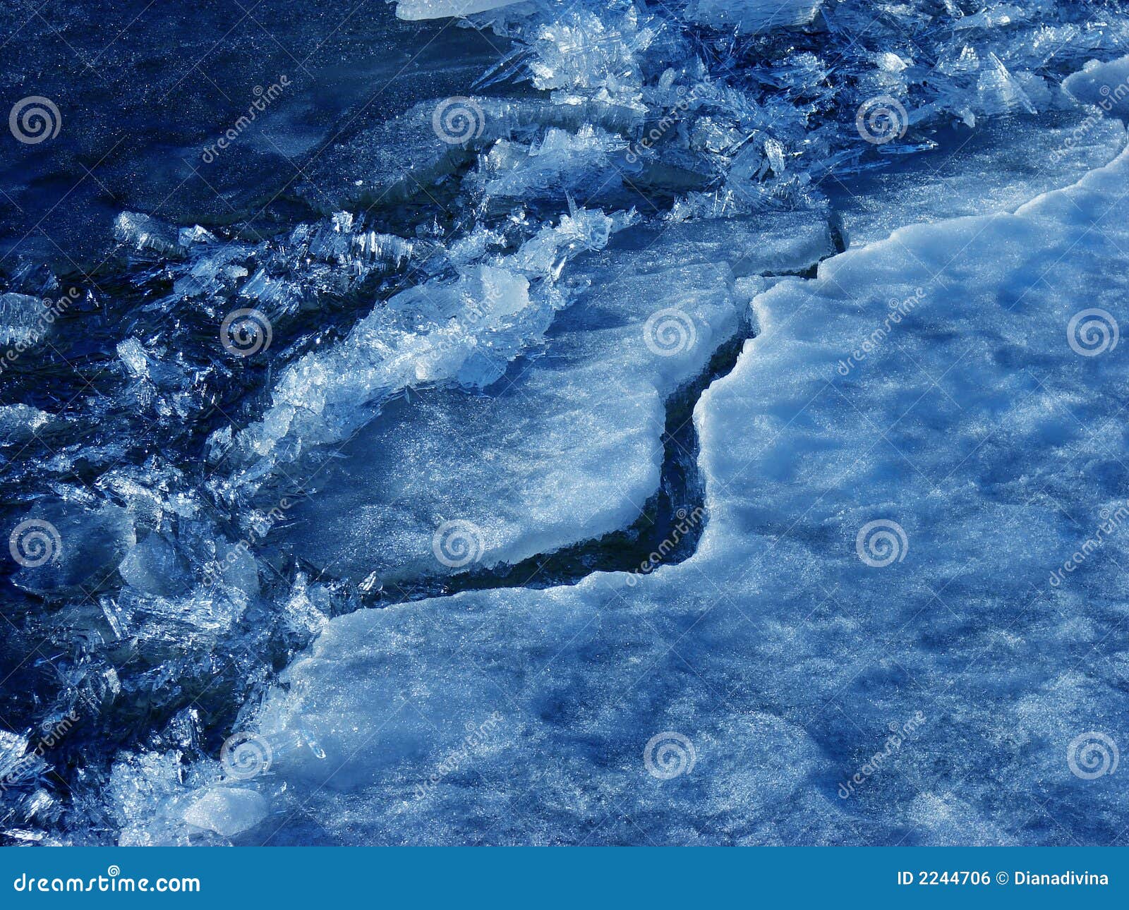 Ice floe stock photo. Image of melt, cool, crack, frost - 2244706