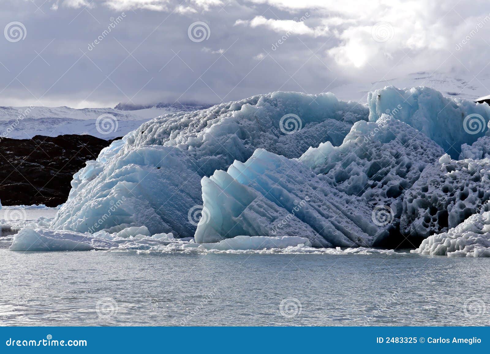 Ice floe stock image. Image of freeze, landscape, winter - 2483325