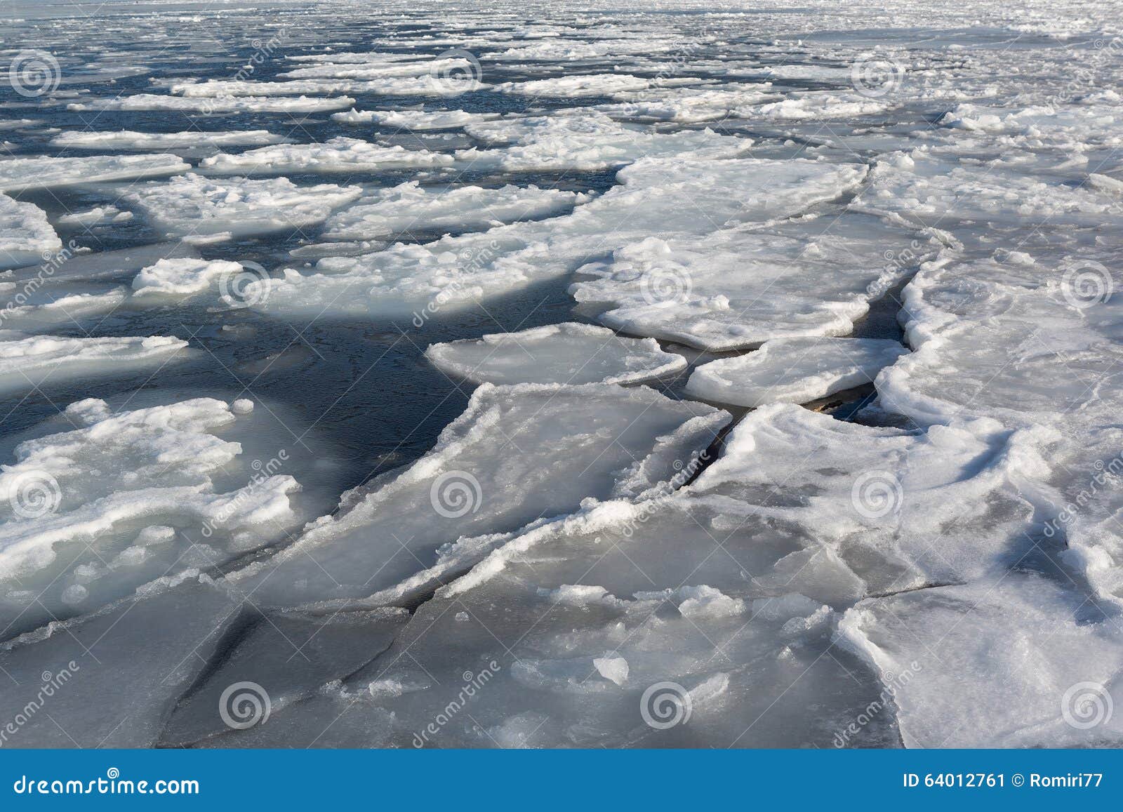 Ice floe stock image. Image of climate, nature, landscape - 64012761