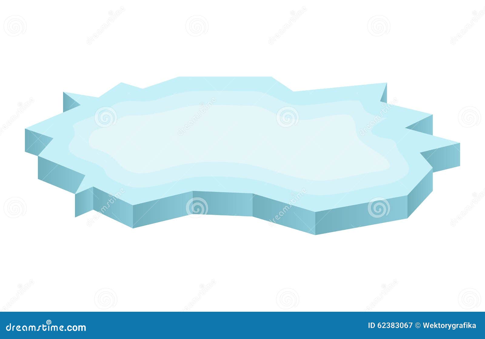 Ice Floe Icon Set, Symbol, Design. Winter Vector Illustration On White ...