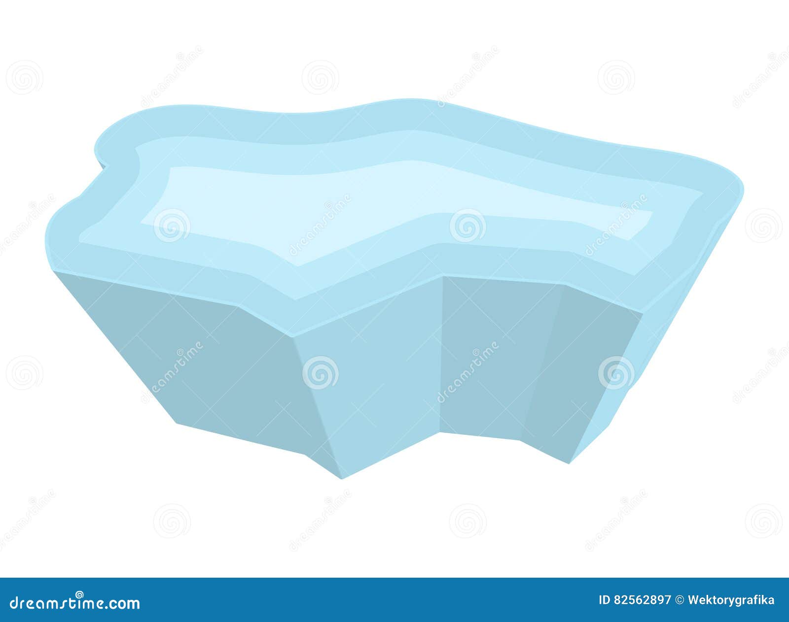 Ice Floe Vector Symbol Icon Design. Stock Vector - Illustration of ...