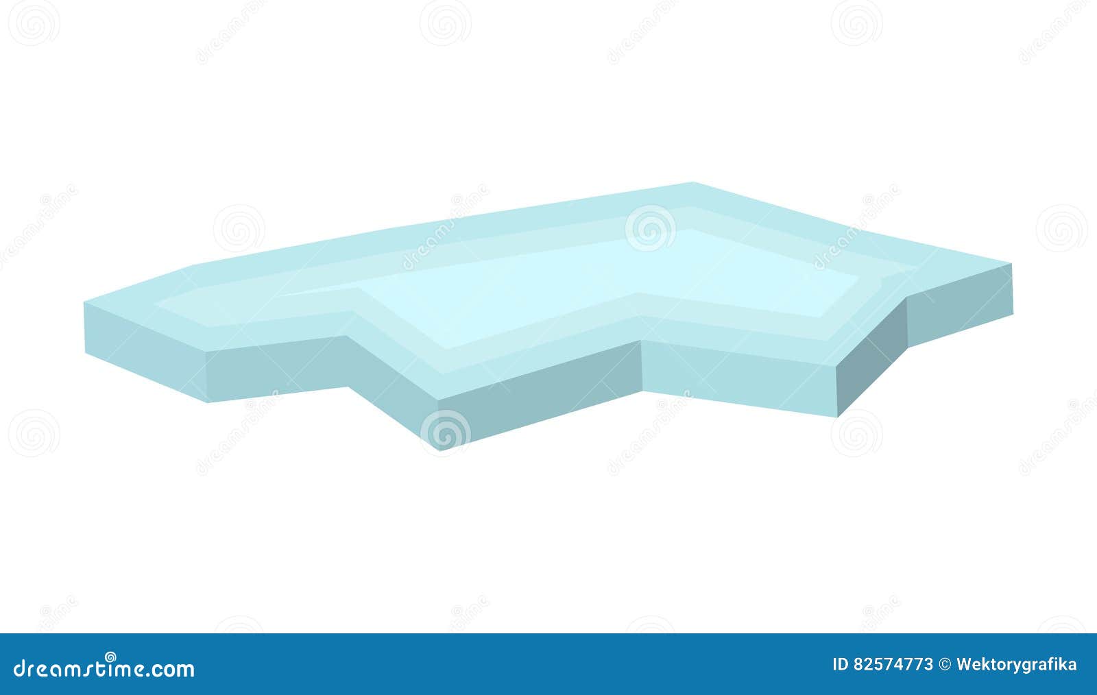 Ice Floe Vector Symbol Icon Design. Stock Vector - Illustration of logo ...