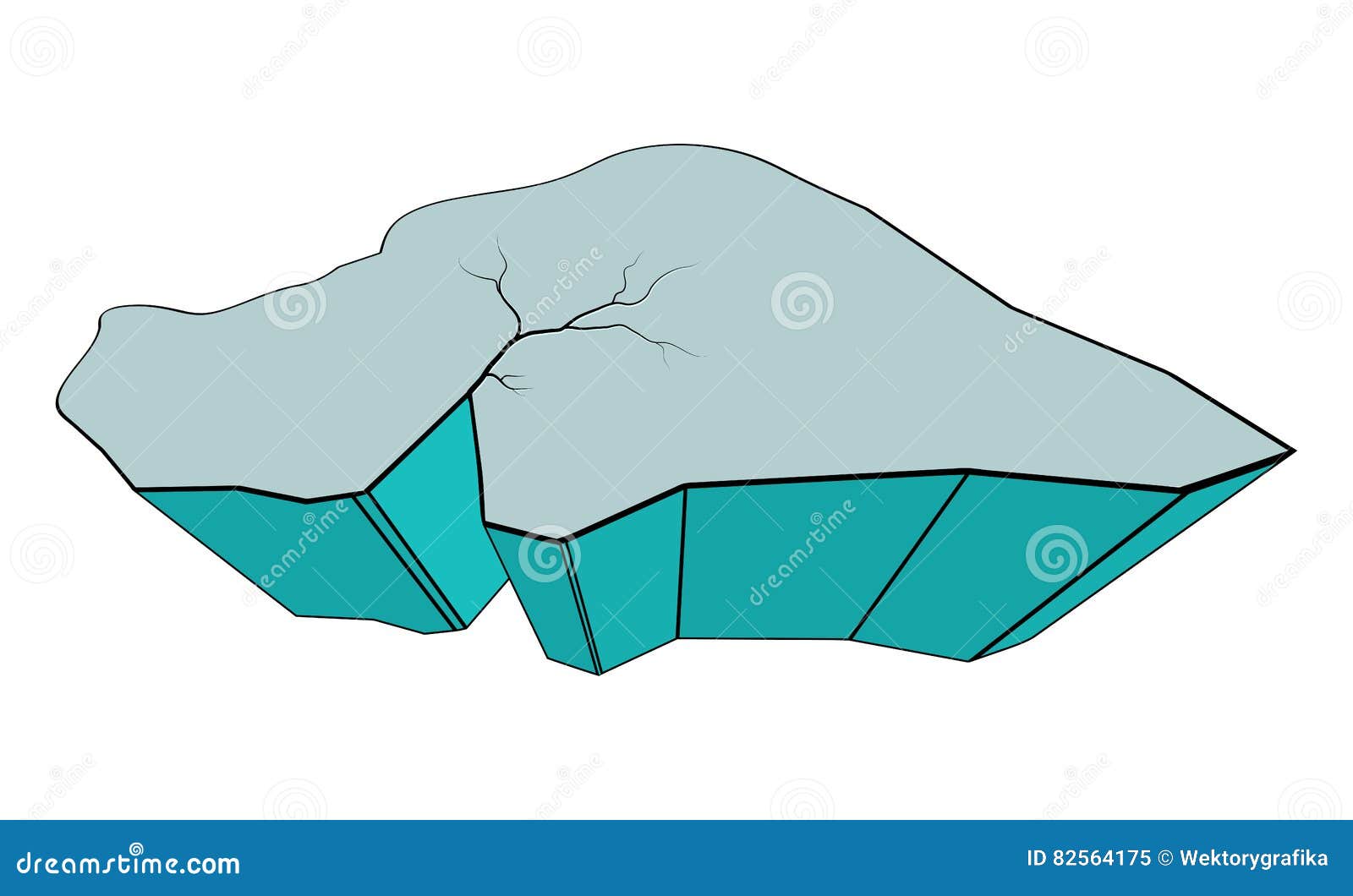 Ice Floe Vector Symbol Icon Design. Stock Vector - Illustration of ...