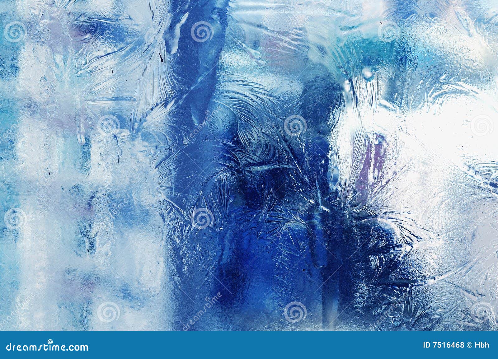 Ice flower stock photo. Image of flower, water, blue, cold - 7516468