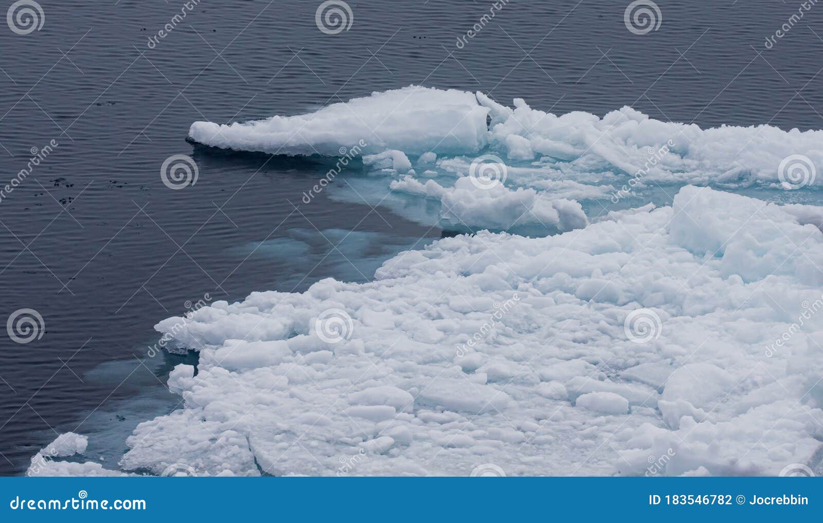 Ice Flows are Melting and Getting Smaller and Smaller Stock Photo ...