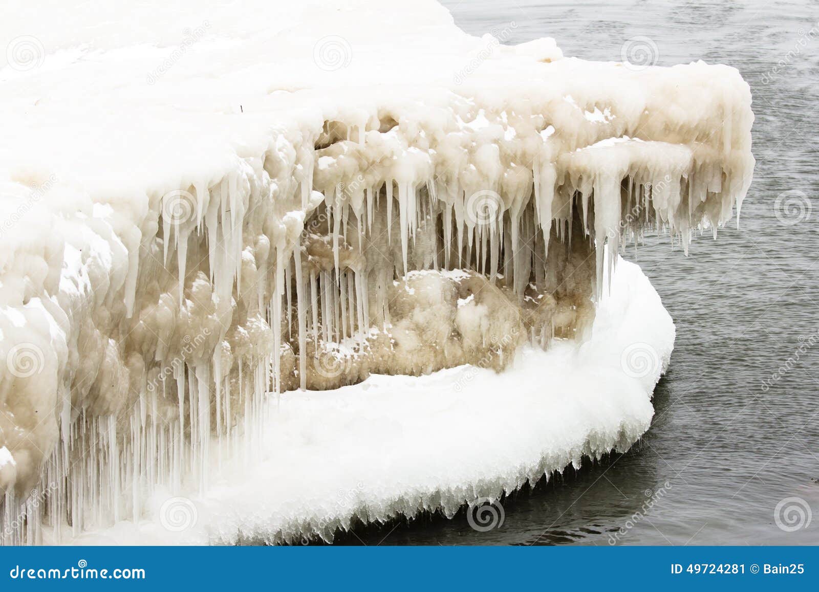 Ice formation stock image. Image of great, lake, water - 49724281