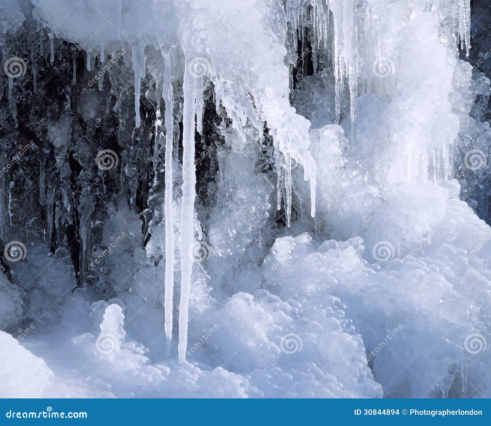 Ice formations stock photo. Image of outdoors, winter - 30844894