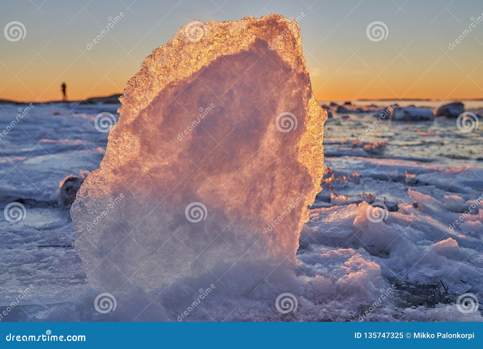 Ice Formations by the Baltic Sea Stock Image - Image of outdoors, light ...