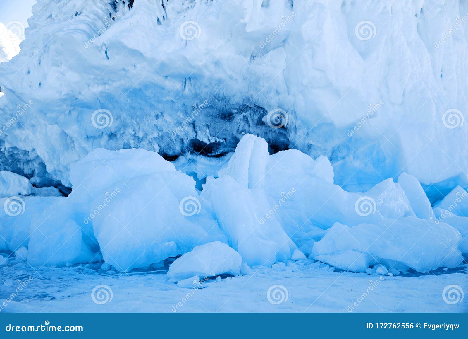 Ice Formations. Forms of Frozen Water Stock Photo - Image of crystal ...