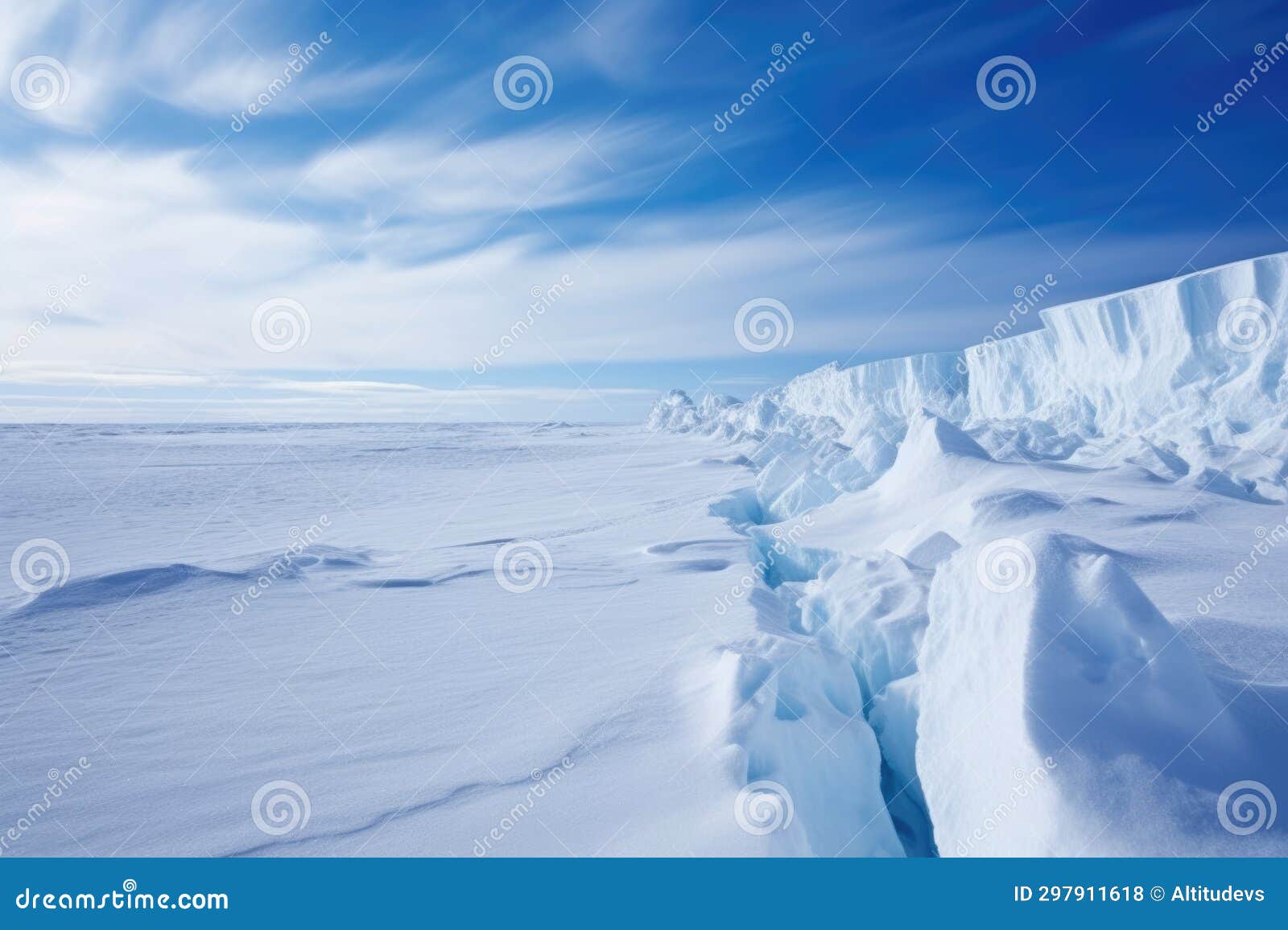 Ice Formations on Polar Glacier Edge Stock Photo - Image of polar ...