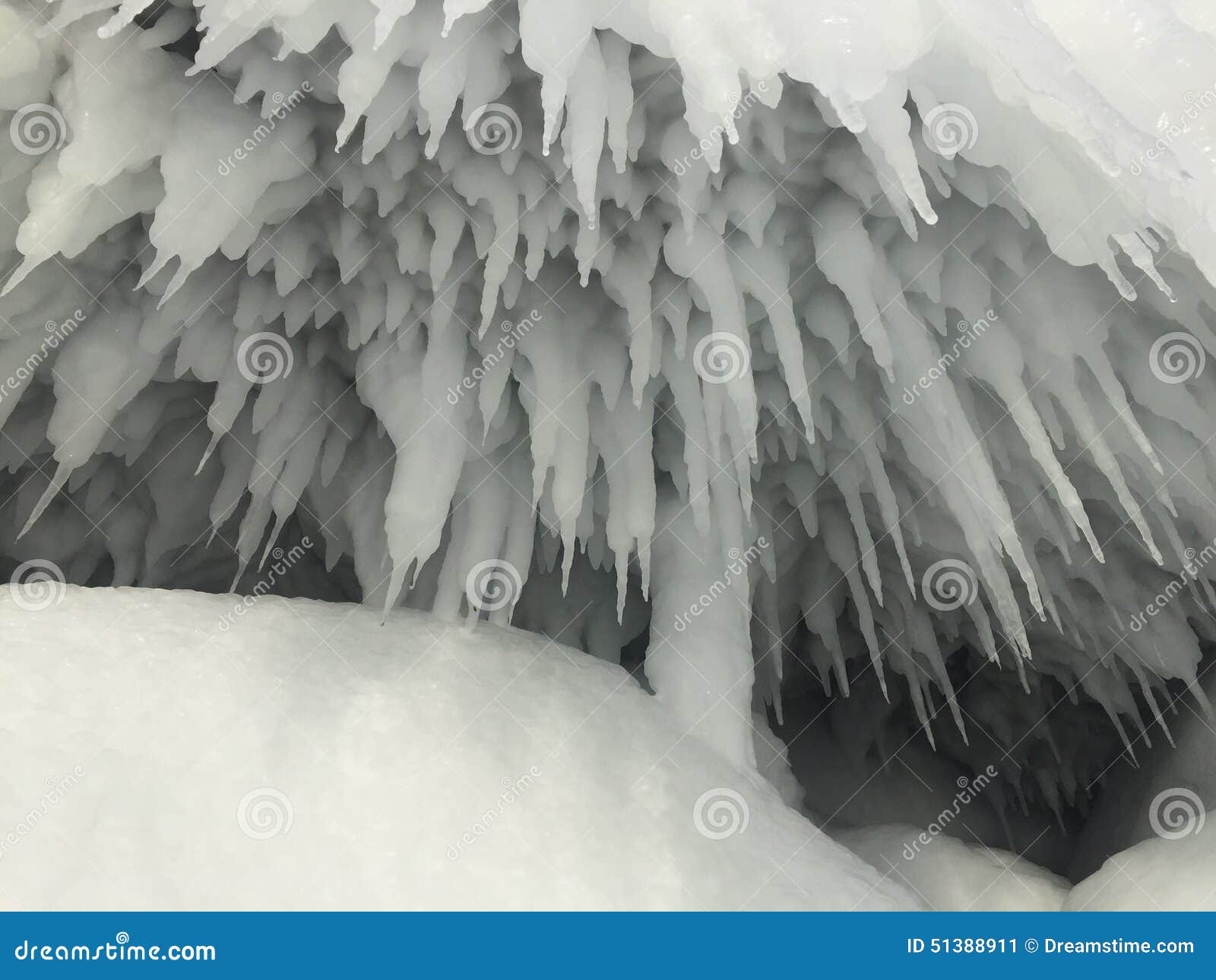 Ice forms stock image. Image of shore, snow, frost, winter - 51388911