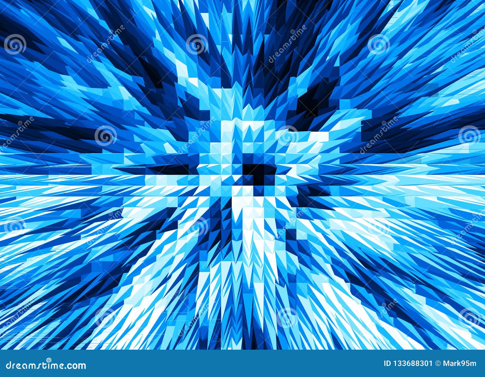 Ice Fractures Desktop Image Stock Illustration - Illustration of effect ...