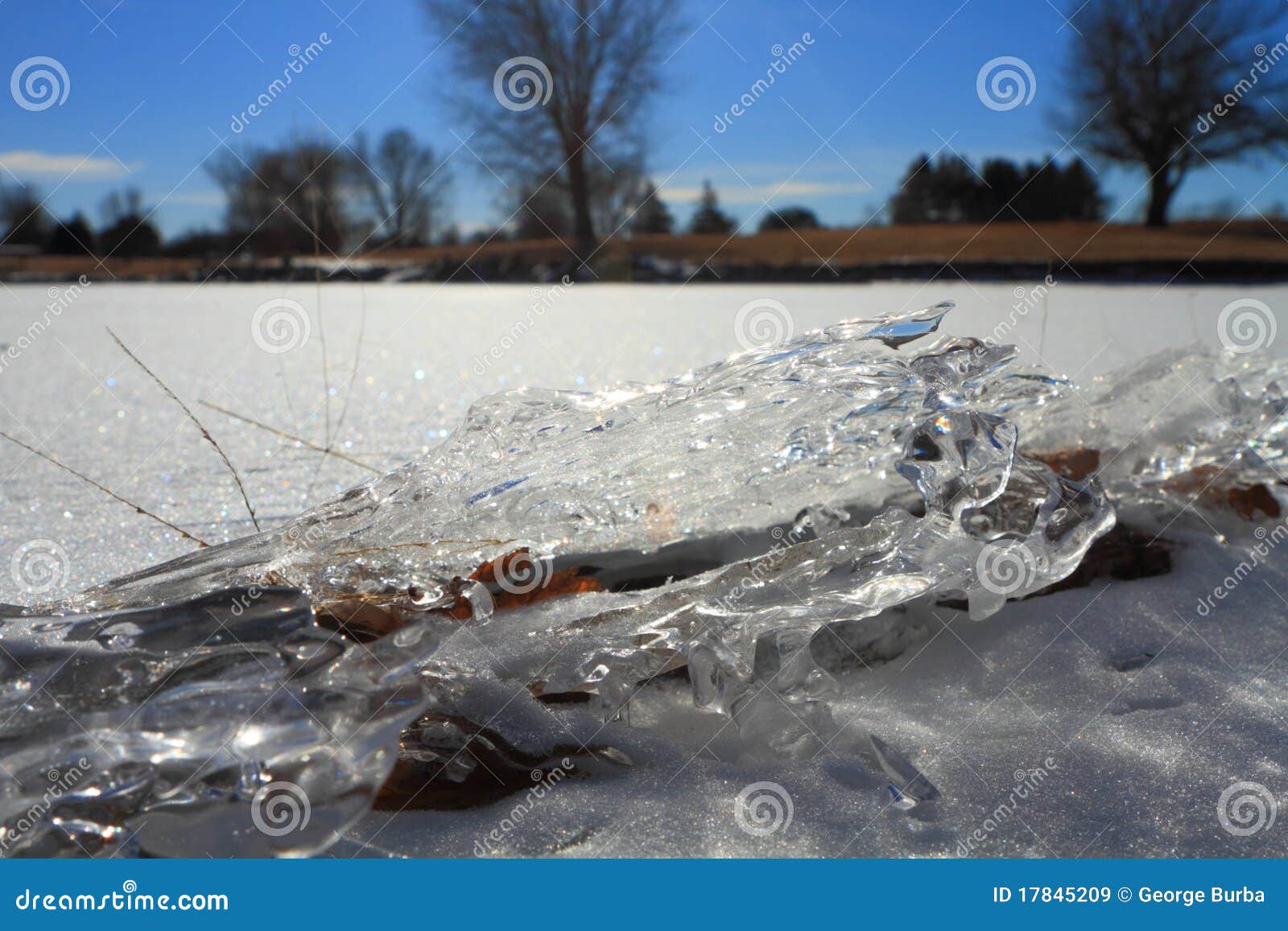 Ice fragment stock image. Image of season, close, frost - 17845209