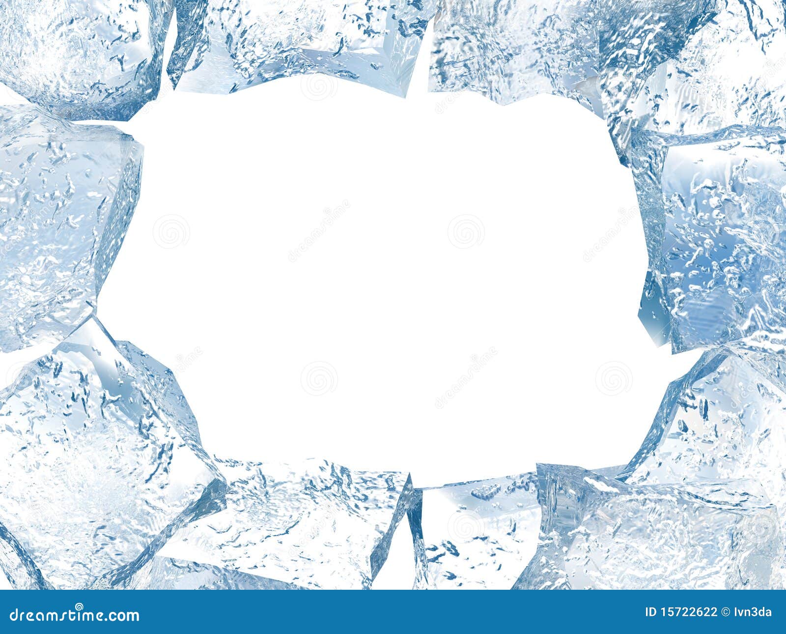 Ice frame stock illustration. Illustration of background - 15722622