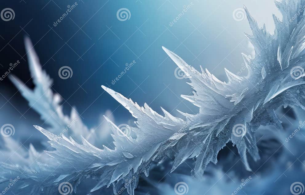 Ice and frost background stock illustration. Illustration of winter ...