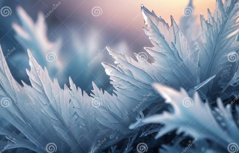 Ice and frost background stock illustration. Illustration of weather ...
