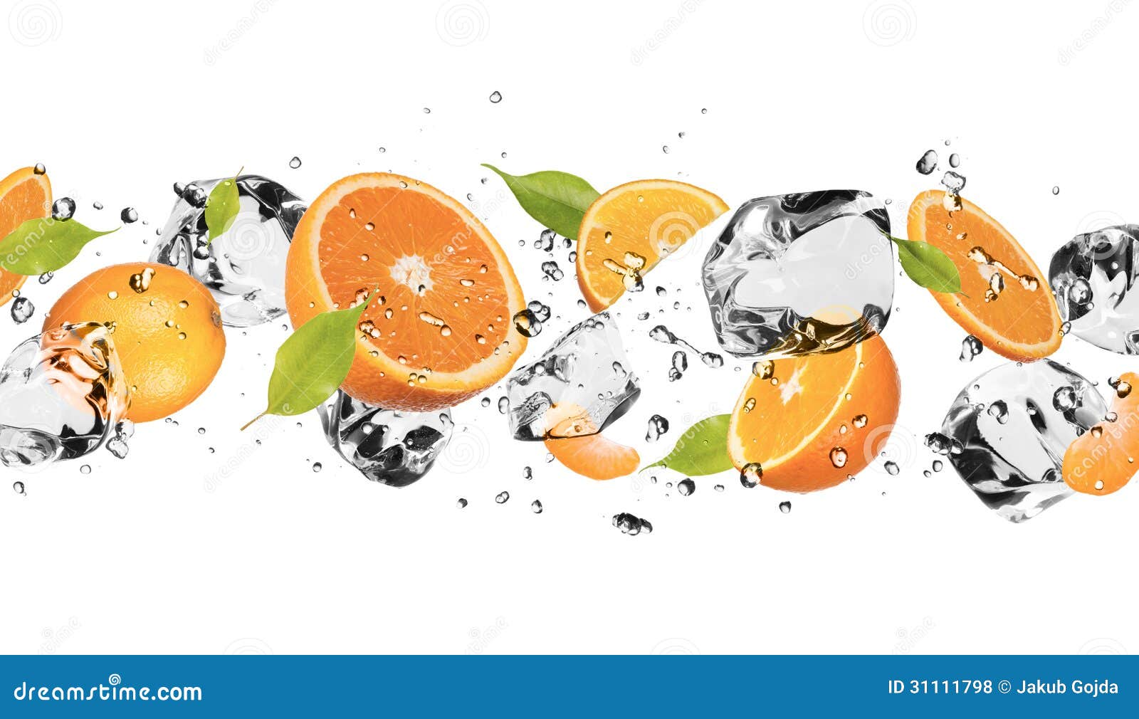 Ice fruit stock photo. Image of citrus, summer, color - 31111798