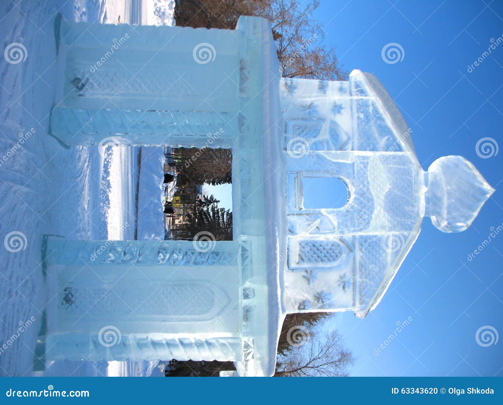 Ice gate stock photo. Image of background, frozen, pattern - 63343620