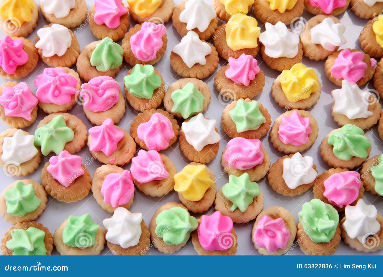 Ice gem biscuits stock photo. Image of background, food - 63822836