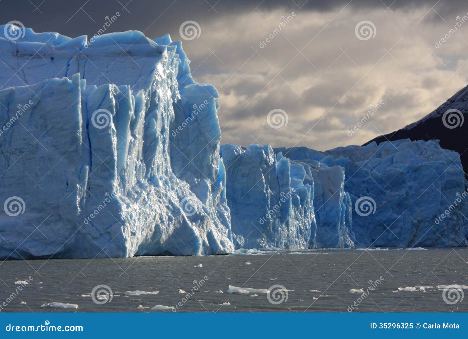 Ice glacier blocks stock image. Image of cold, glacier - 35296325