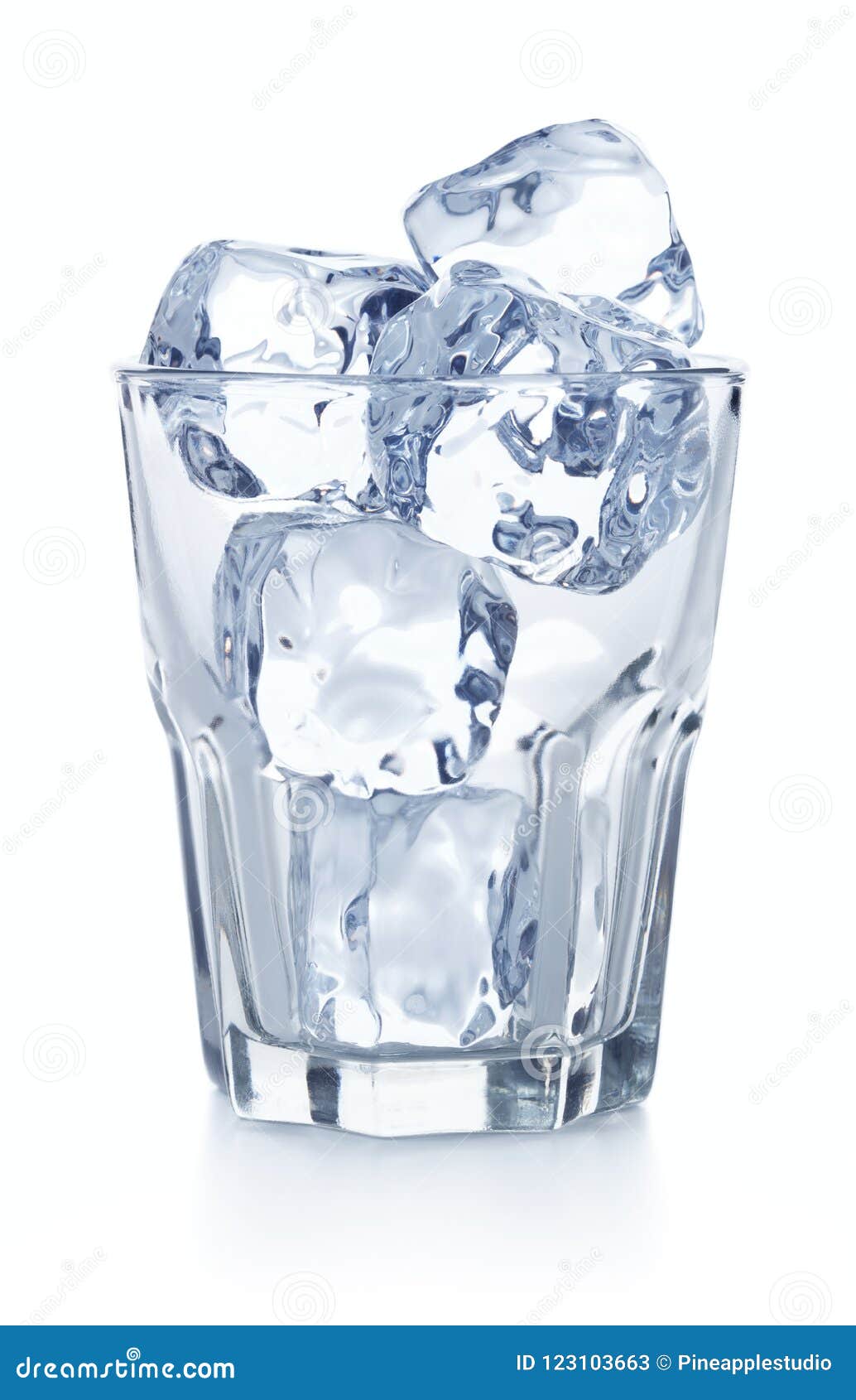 Ice In Glass Stock Image Image Of Background Cool 123103663