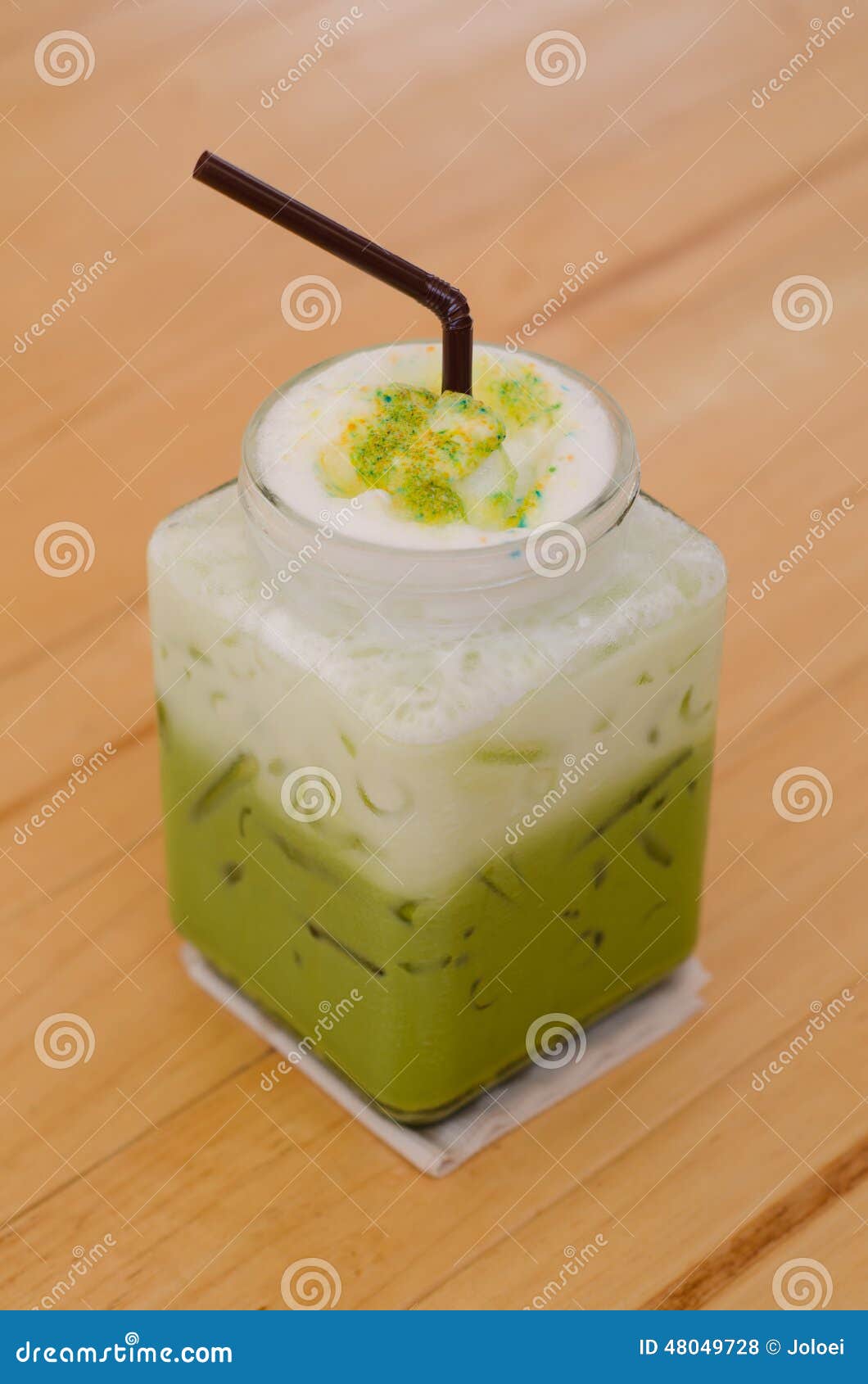 Ice green tea stock photo. Image of green, healthy, water - 48049728
