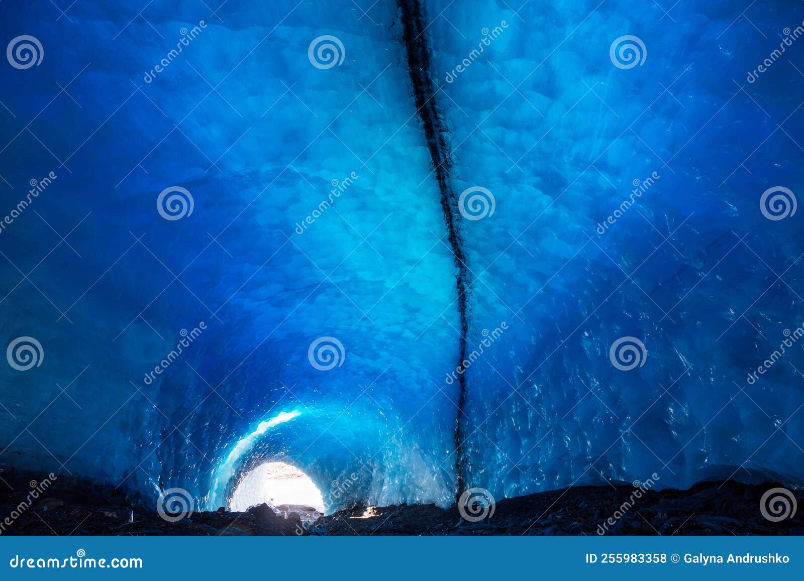 Ice grotto stock photo. Image of iceberg, frozen, berg - 255983358