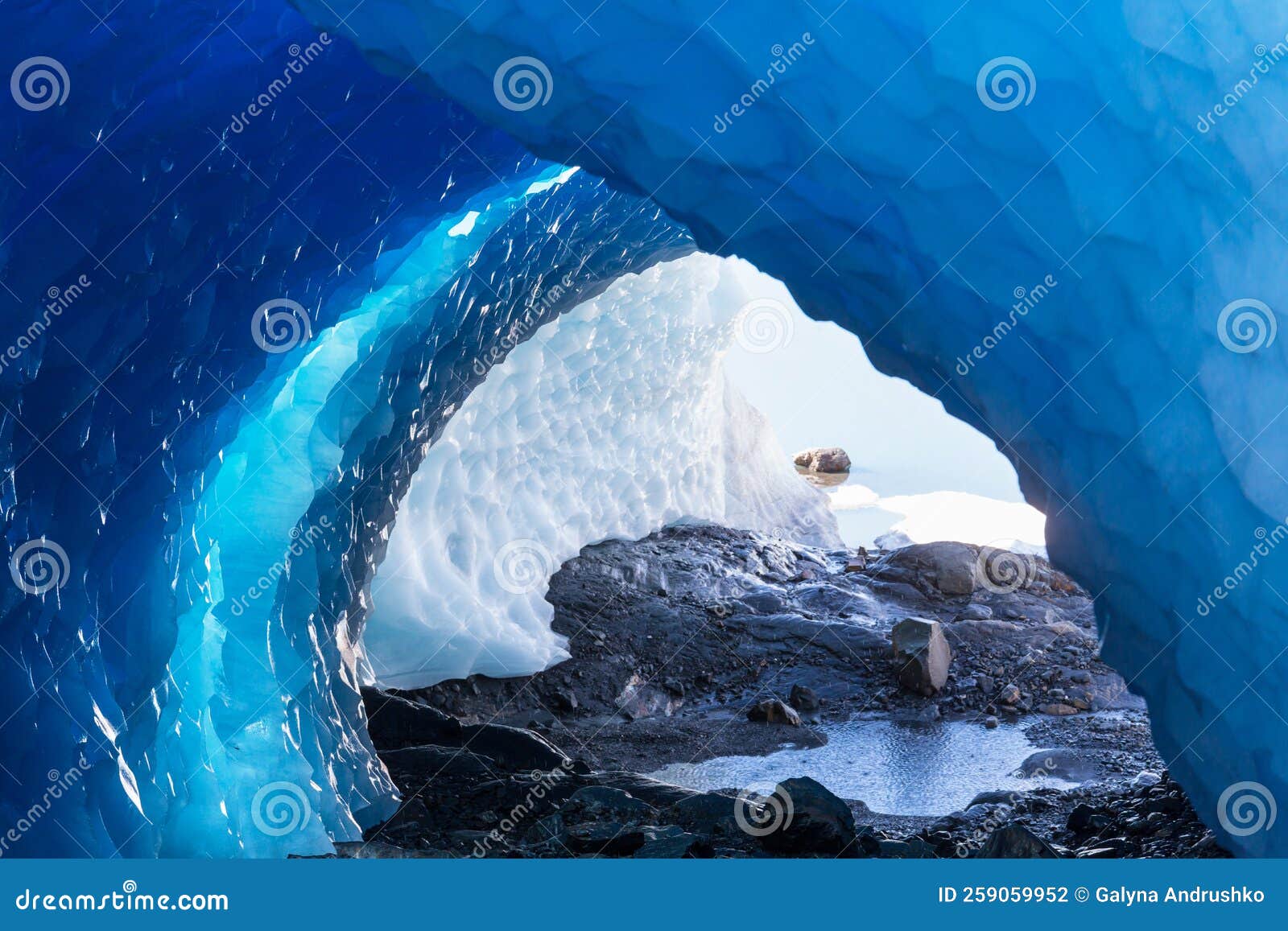 Ice grotto stock photo. Image of environment, hike, canada - 259059952