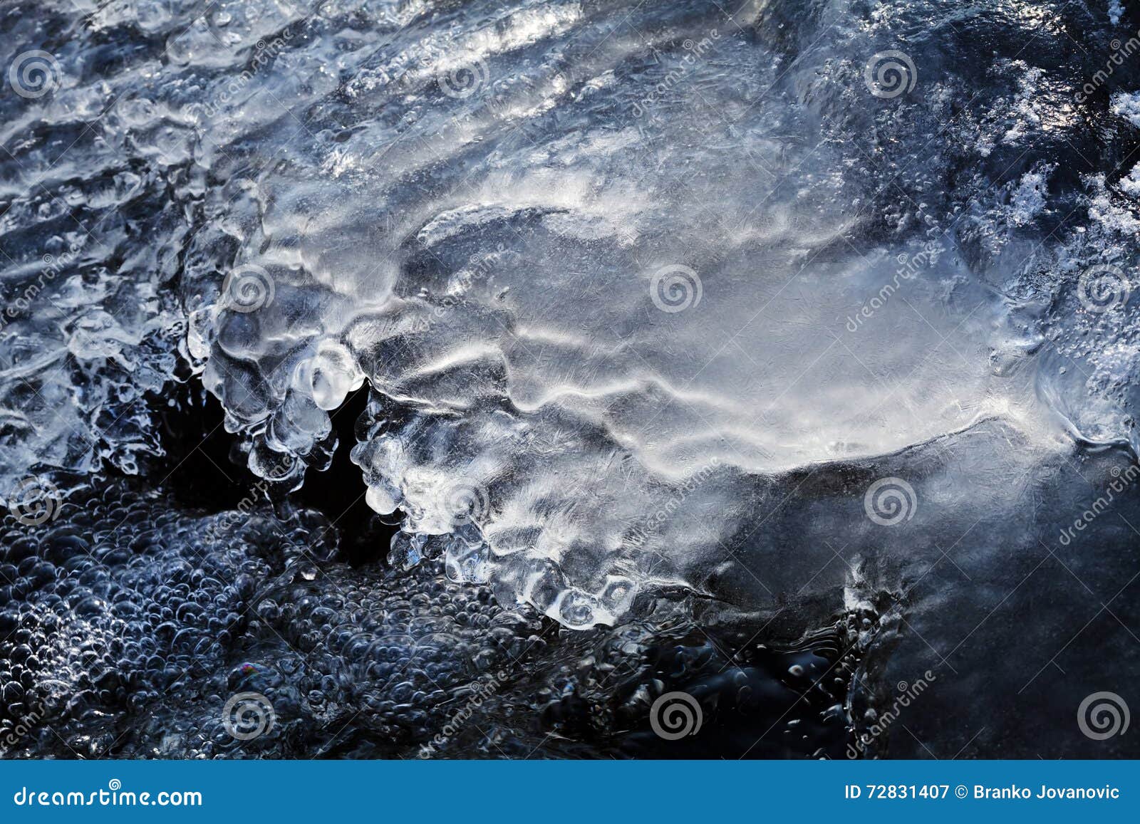 Ice on the ground stock image. Image of abstract, natural - 72831407