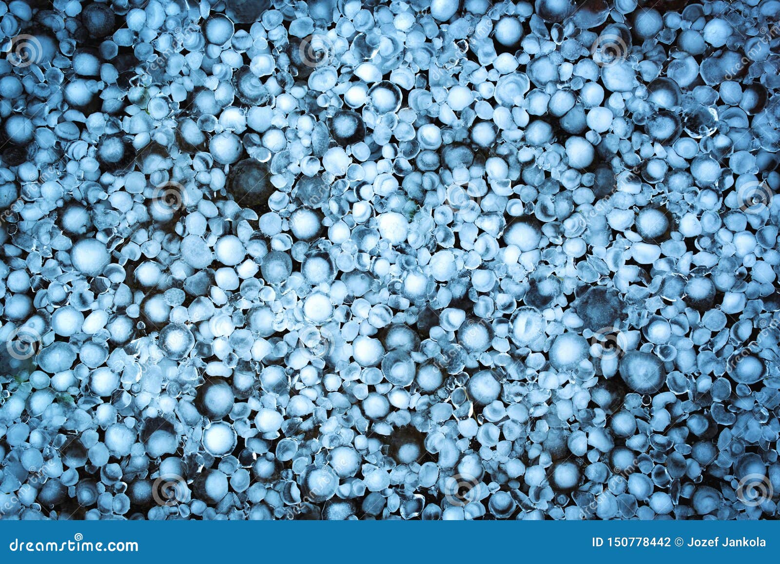 Ice hail after a storm stock photo. Image of spring - 150778442