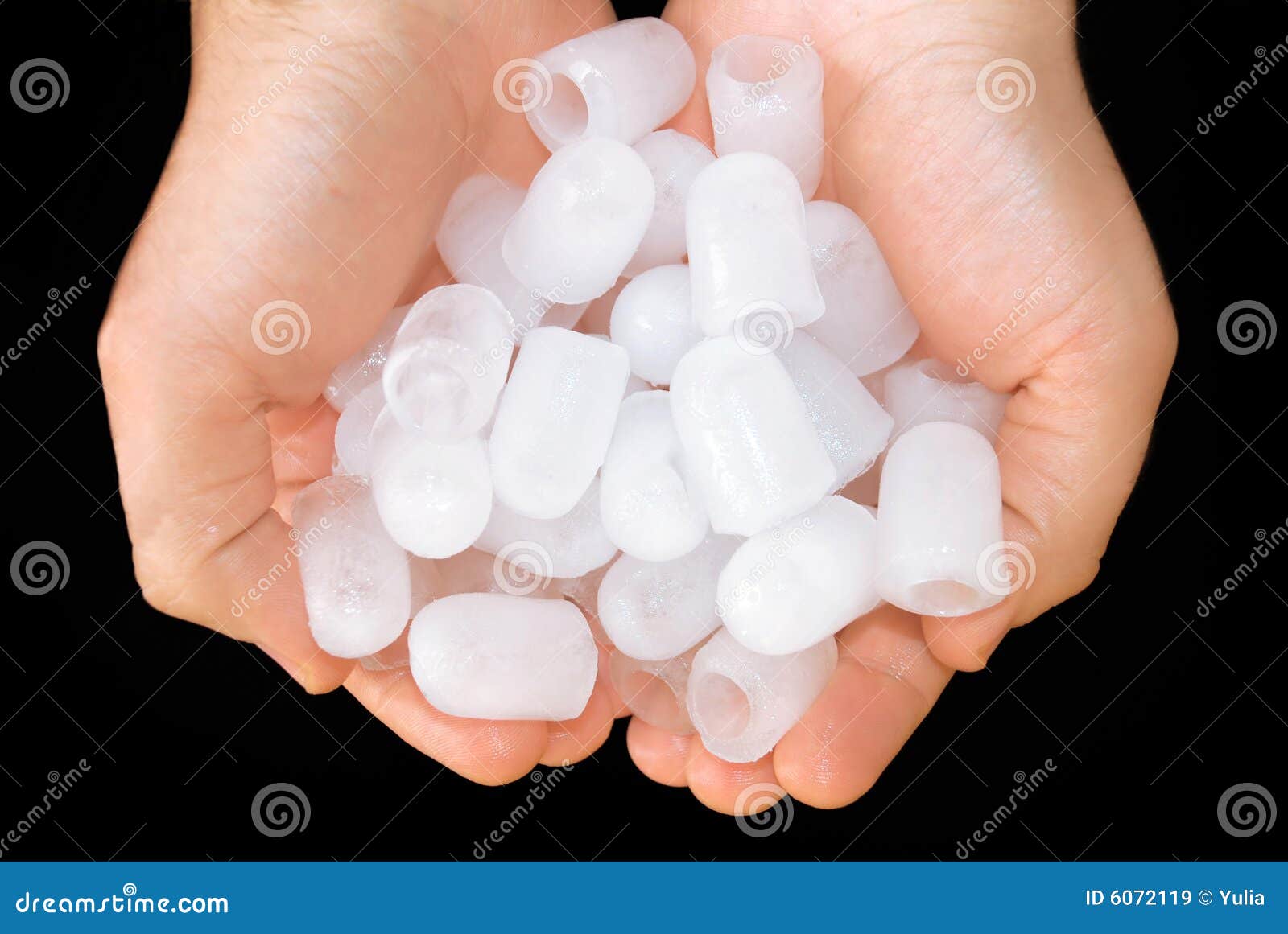 Ice in hands stock image. Image of close, holding, body - 6072119