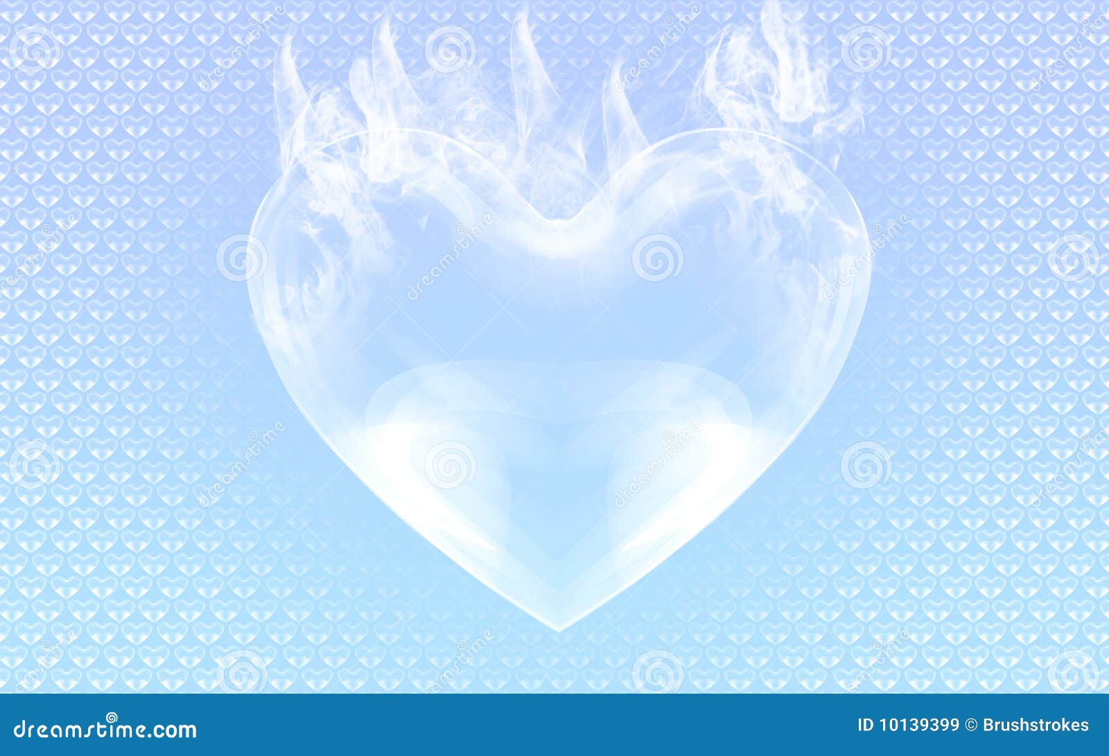 Ice heart stock image. Image of cool, love, atmosphere - 10139399