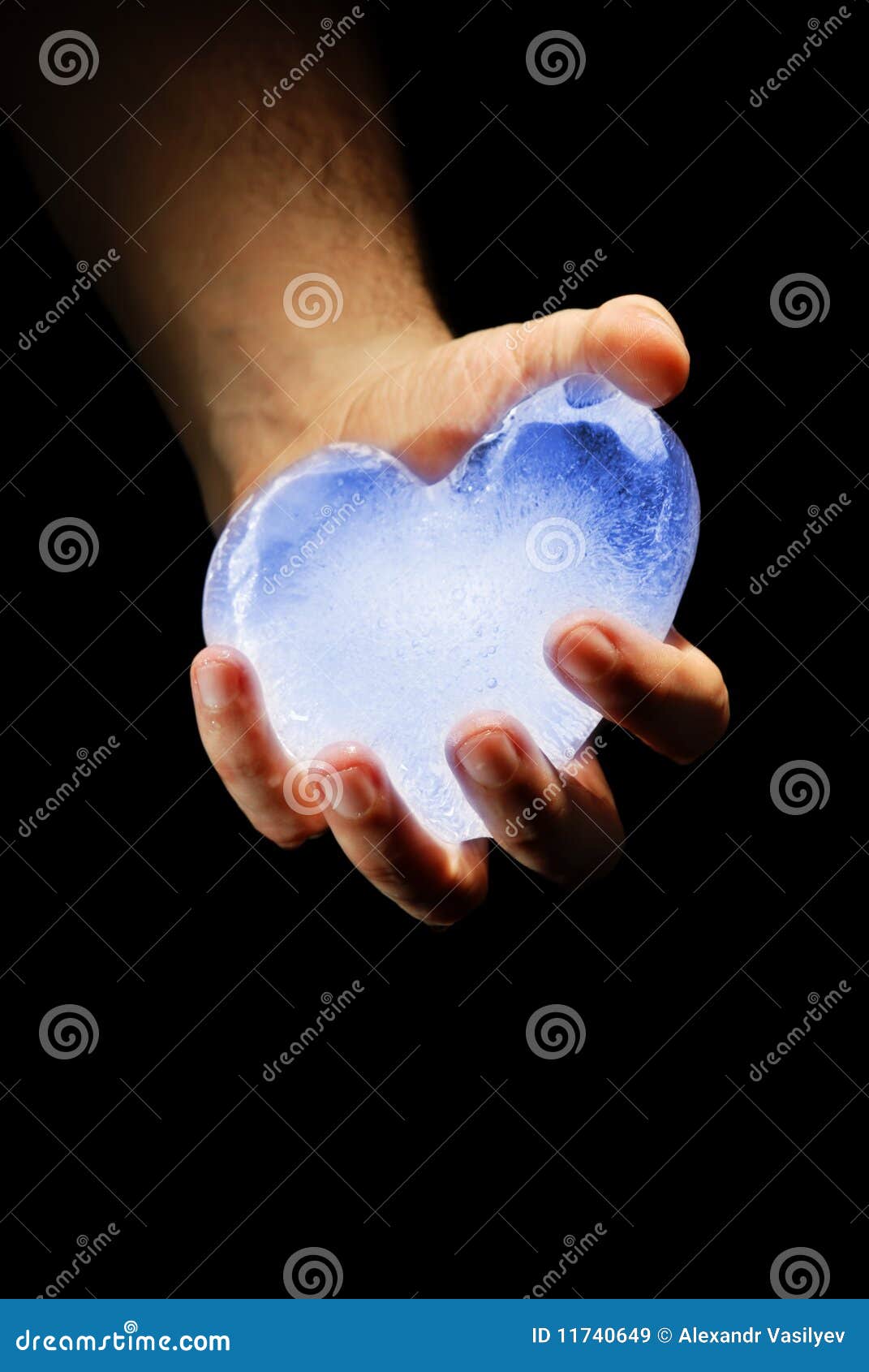 Ice heart stock image. Image of heart, freezing, transparent - 11740649
