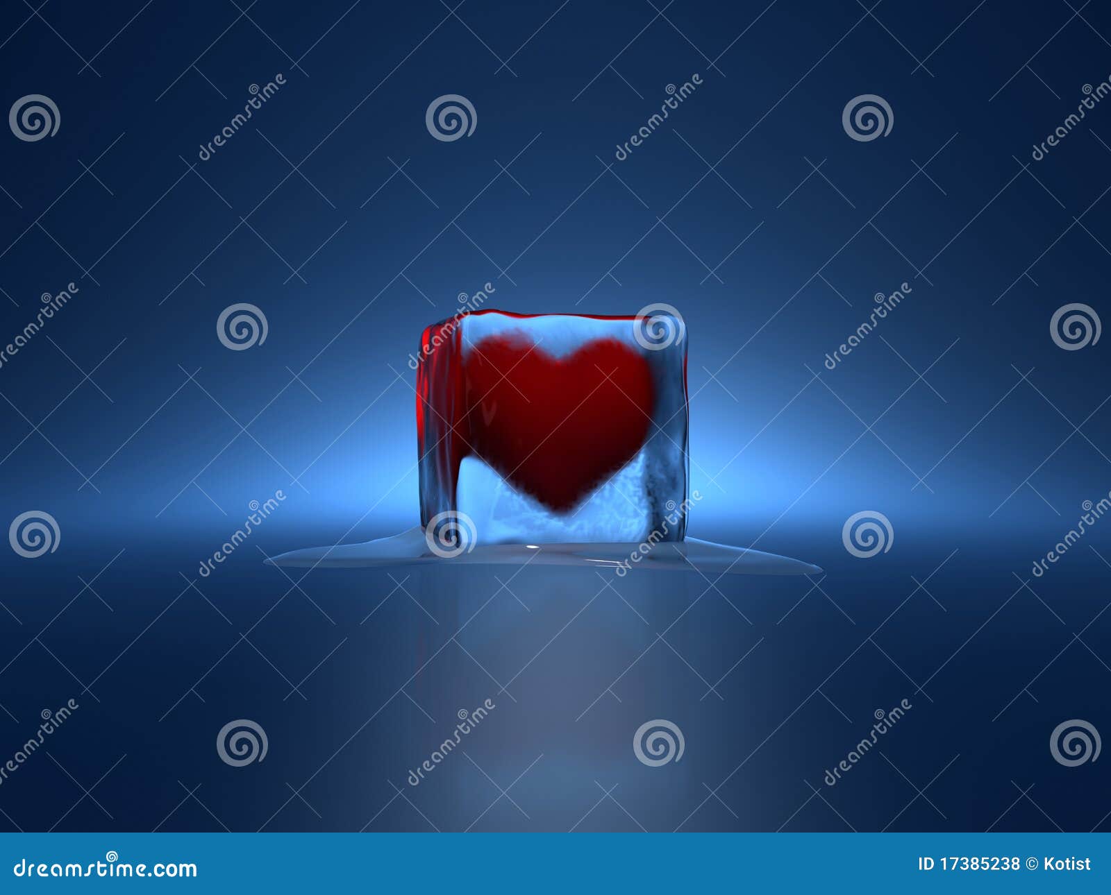 Ice heart stock illustration. Illustration of care, fresh - 17385238