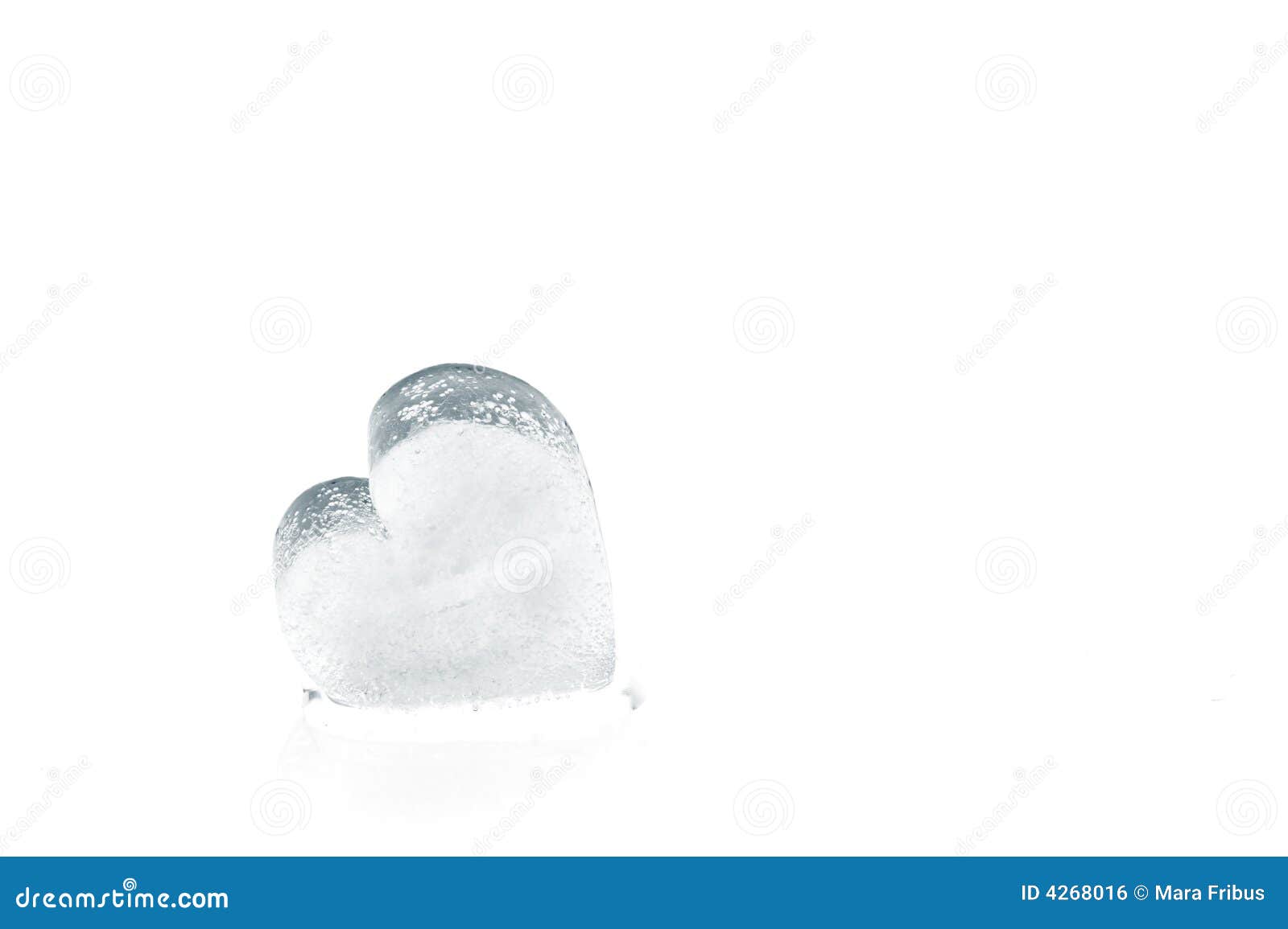 Ice heart stock photo. Image of glass, sadness, cold, concepts - 4268016