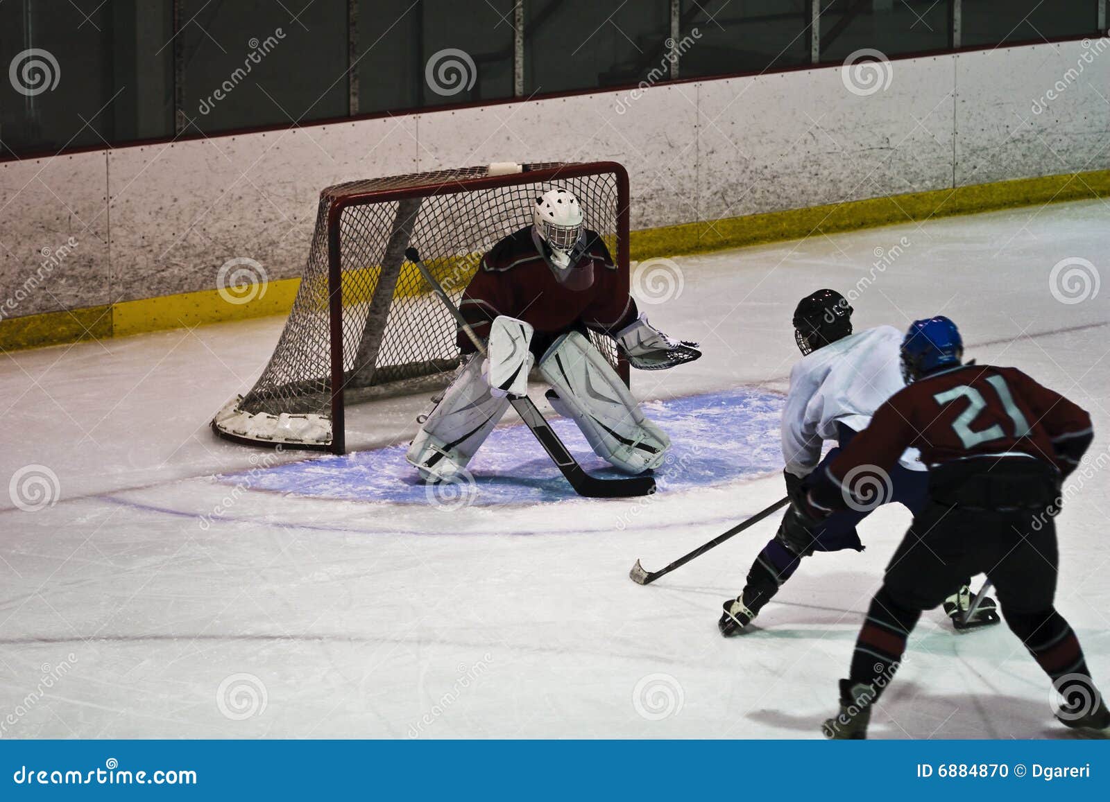 Ice Hockey Action stock photo. Image of goaltender, goaltending - 6884870