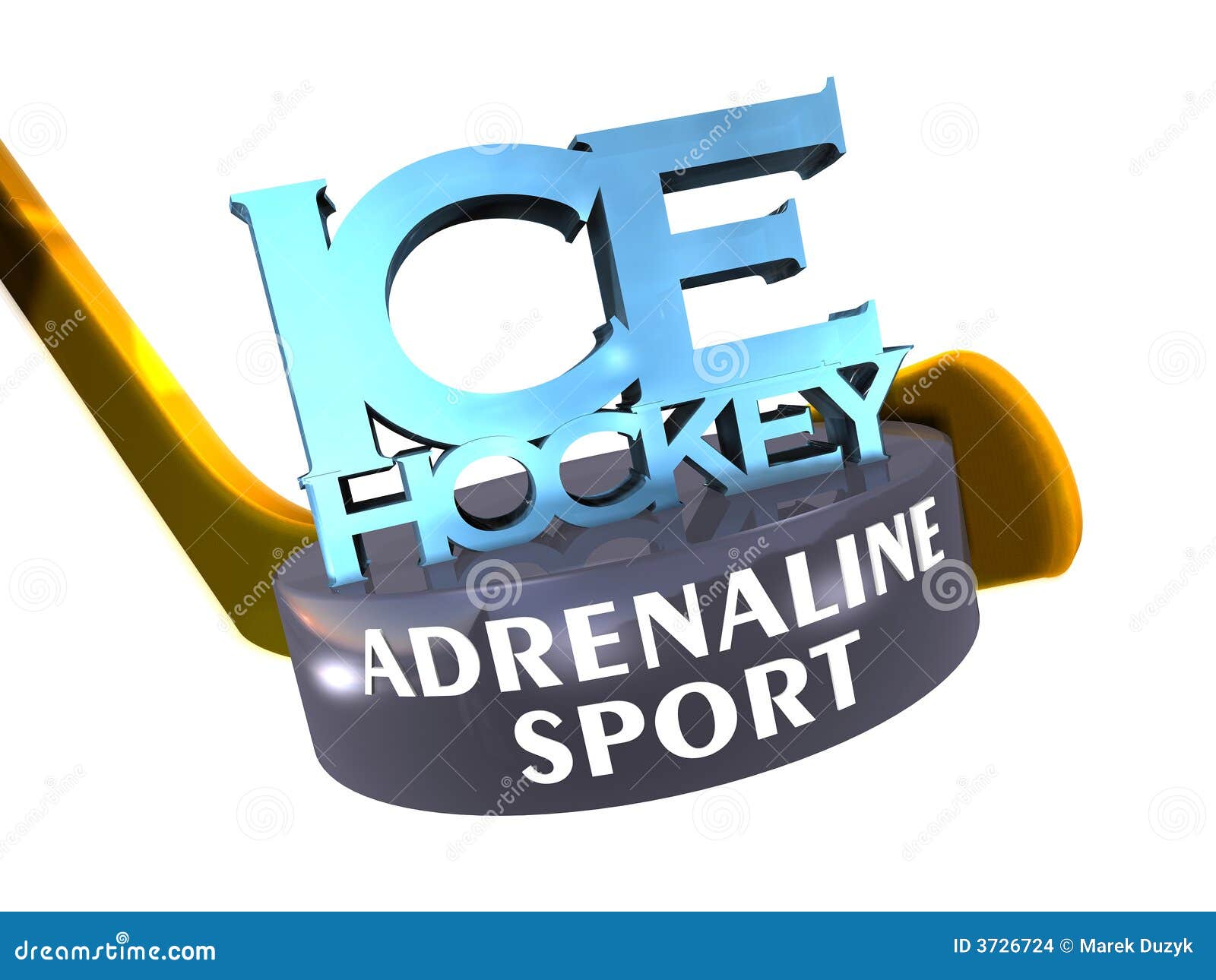 Ice Hockey Adrenaline Sport Stock Illustration - Illustration of ...