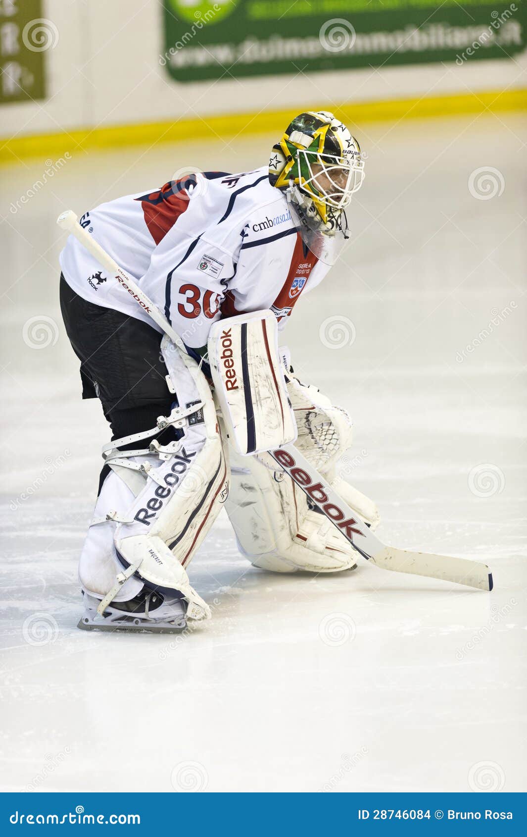Ice Hockey Goalie editorial stock image. Image of player - 28746084