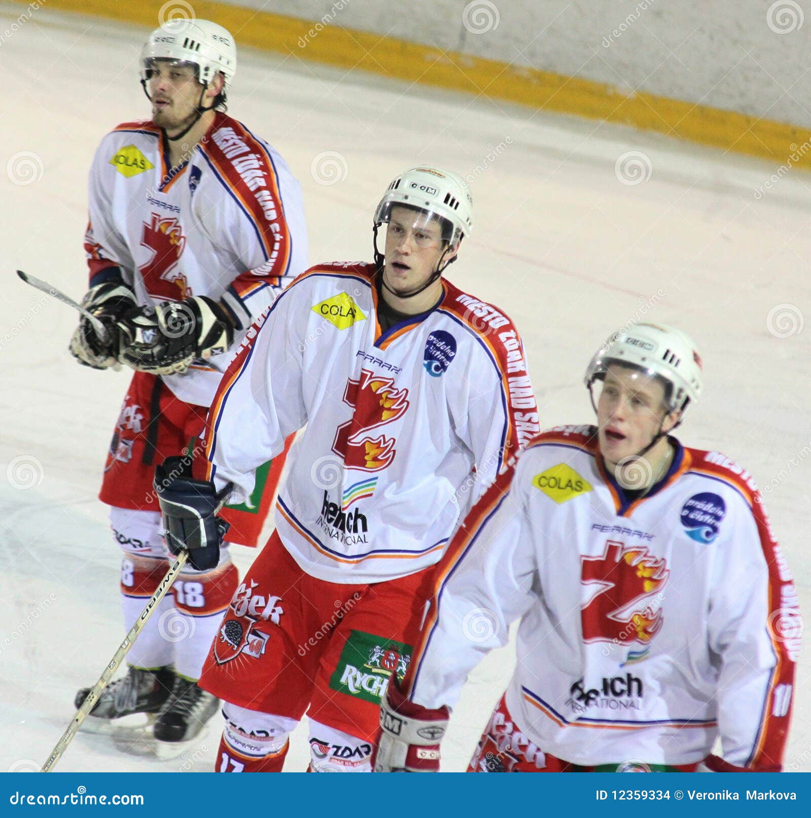 Ice hockey match editorial stock image. Image of player - 12359334