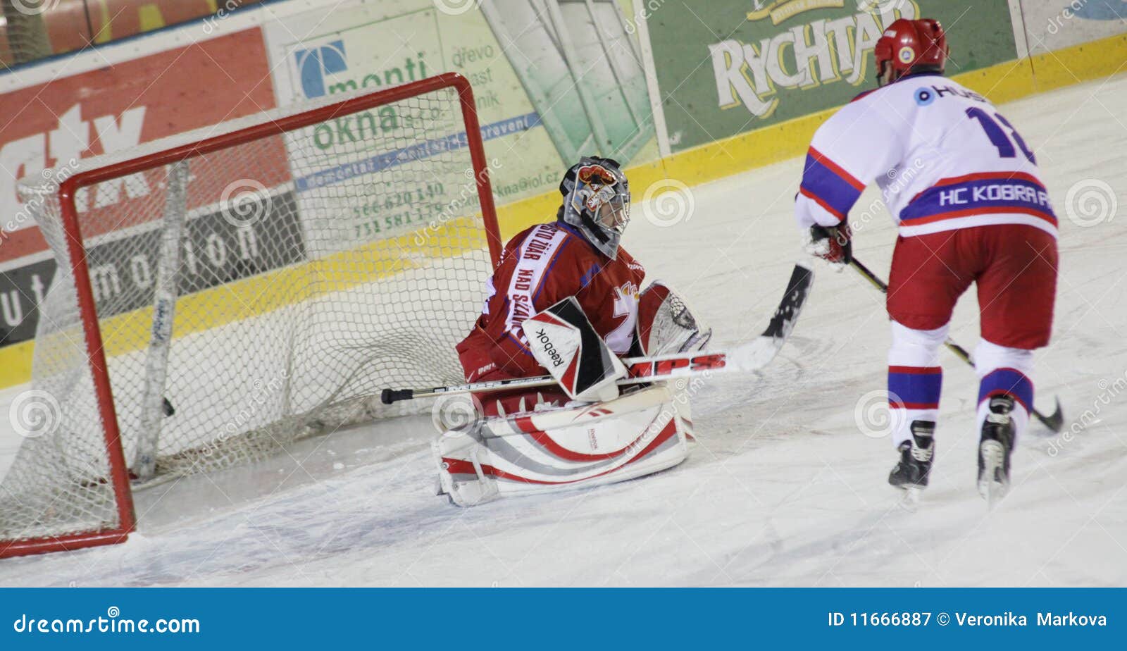Ice hockey match - goal editorial photography. Image of skate - 11666887