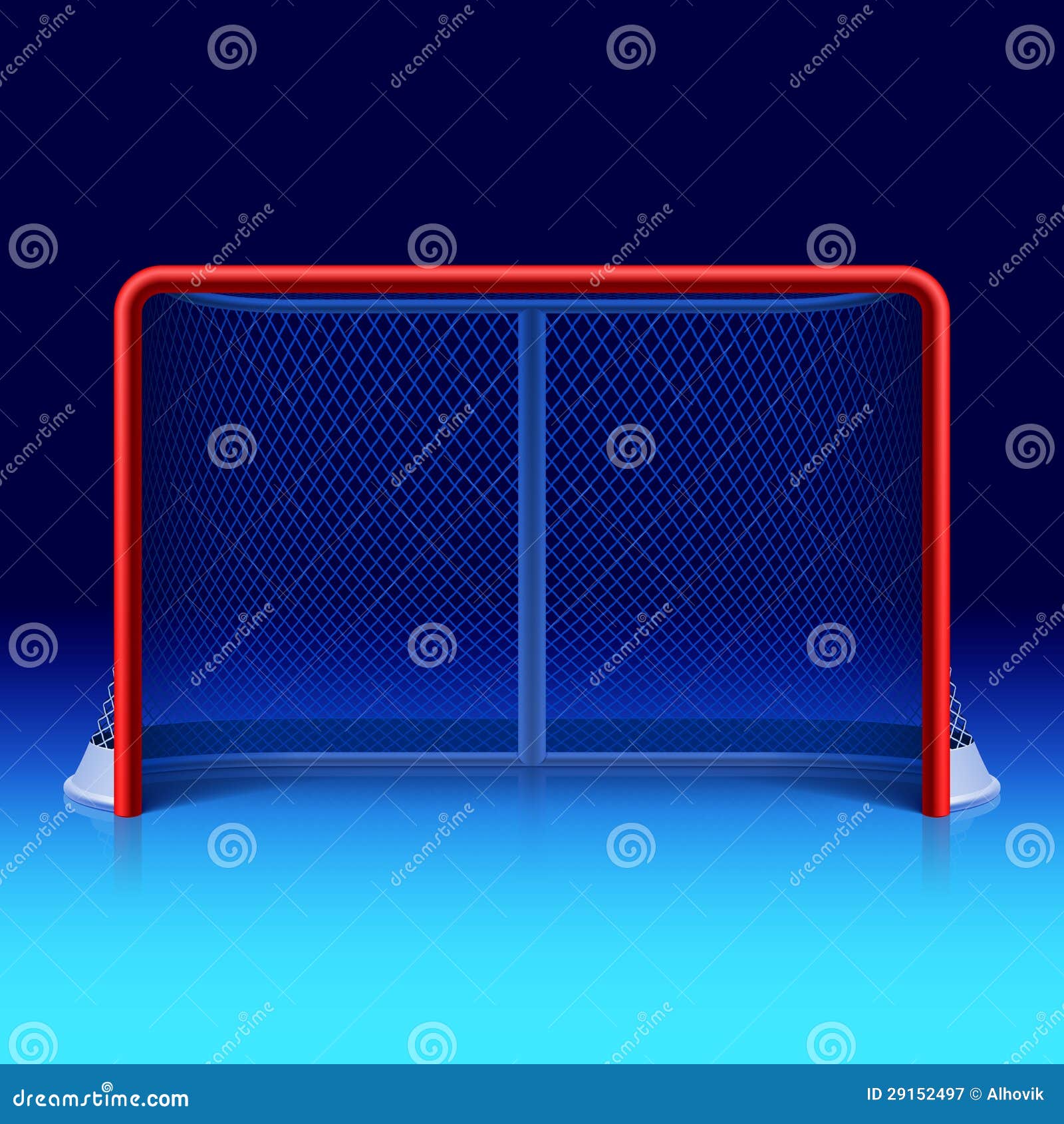 Ice hockey net stock vector. Illustration of arena, iceskating - 29152497