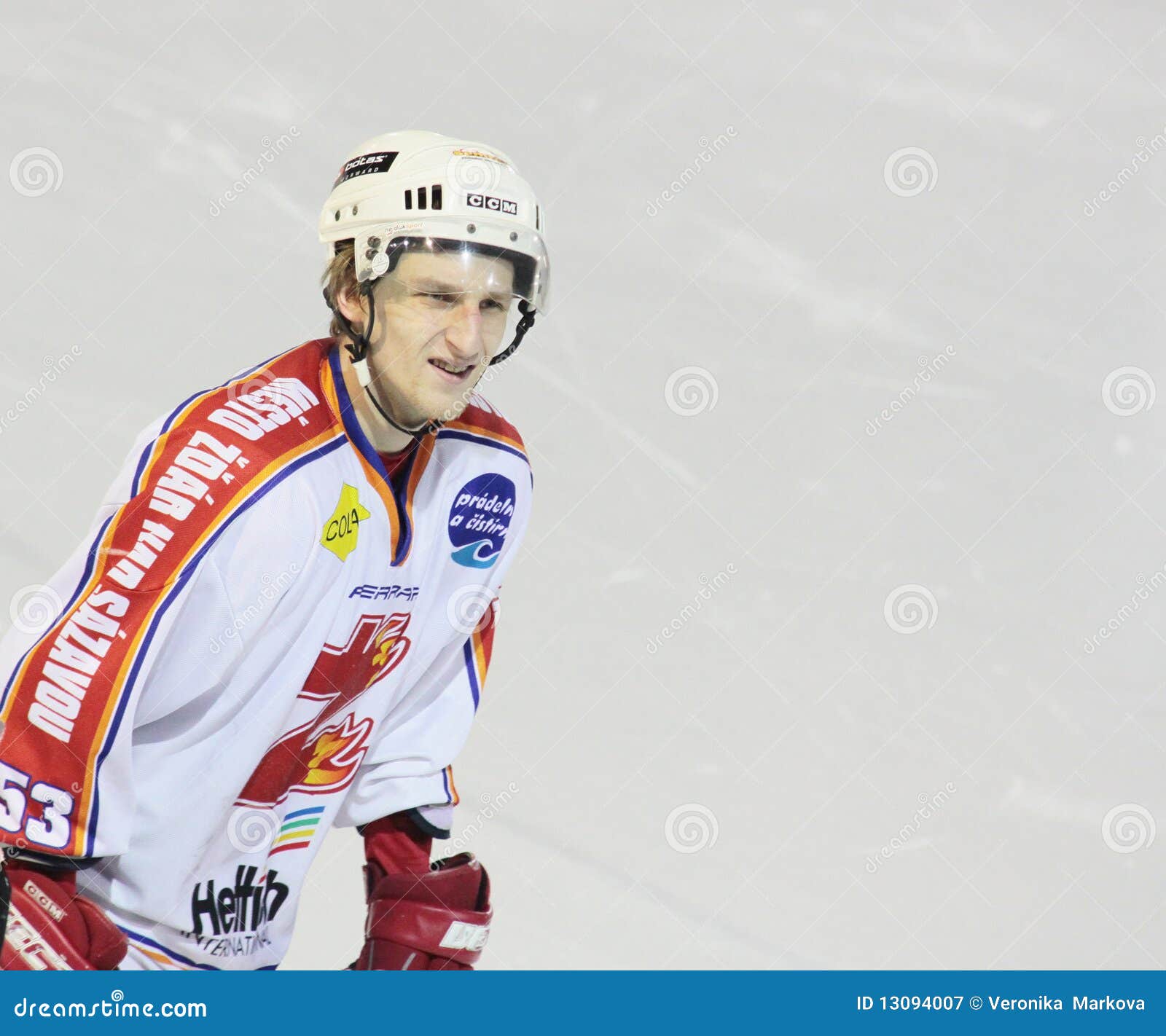 Ice hockey player editorial photography. Image of winter - 13094007