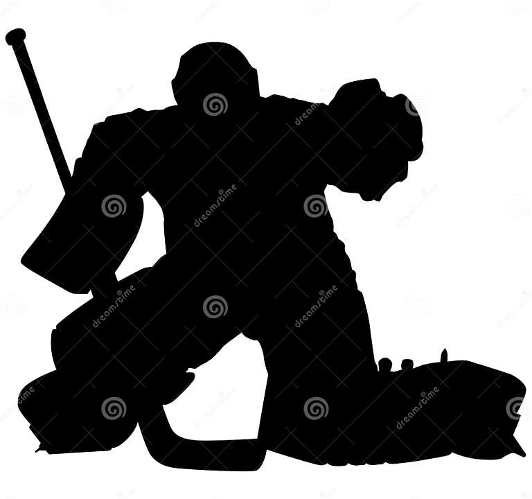 Ice Hockey Player Goaltender, Goalie in Full Goalkeeper Equipment ... Ice Hockey Player Goaltender, Goalie in Full Goalkeeper Equipment ...