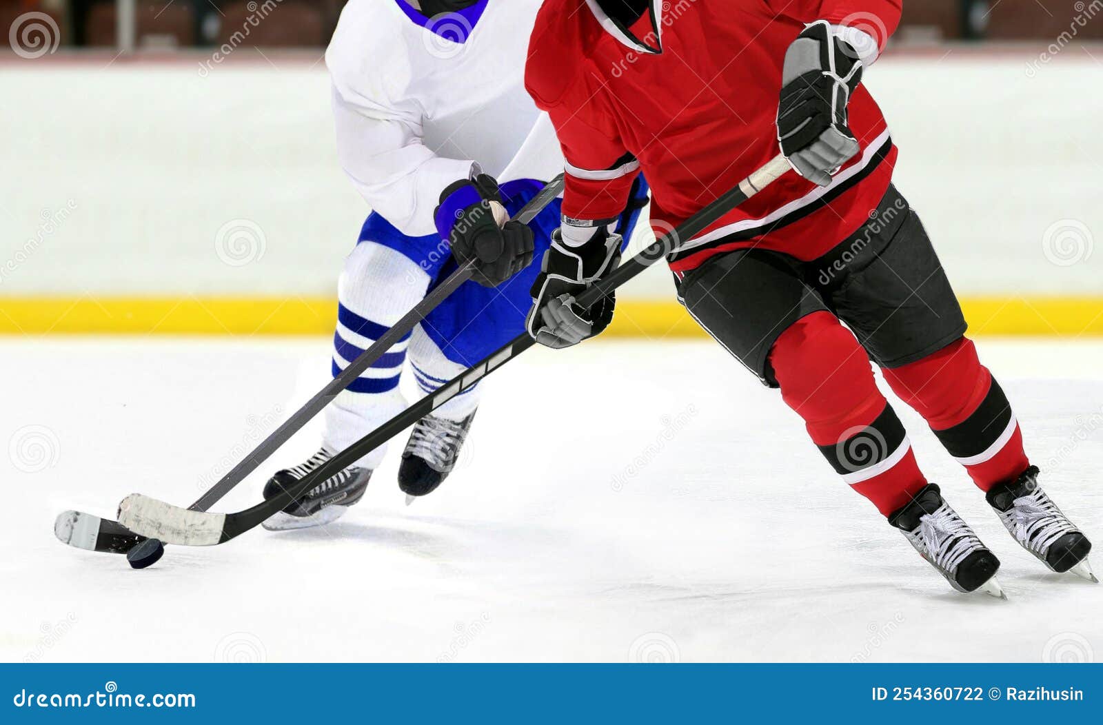 Ice Hockey Players in the Competitive Match in the Rink Stock Photo ...