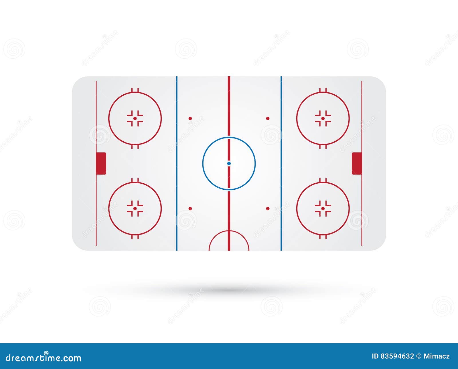 Ice Skate Marks On The Frozen Lake Traces Left By Ice Skates Royalty ...