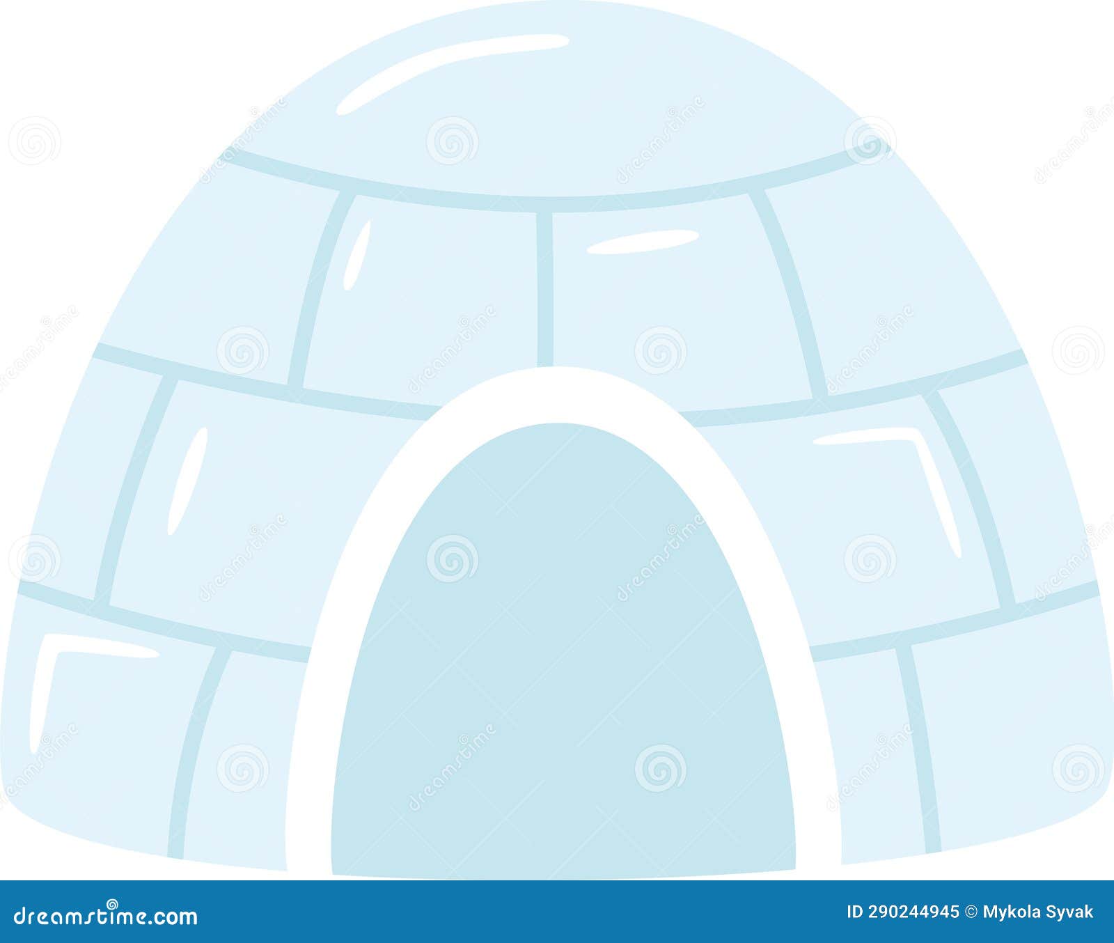 Ice House Building stock illustration. Illustration of nature - 290244945