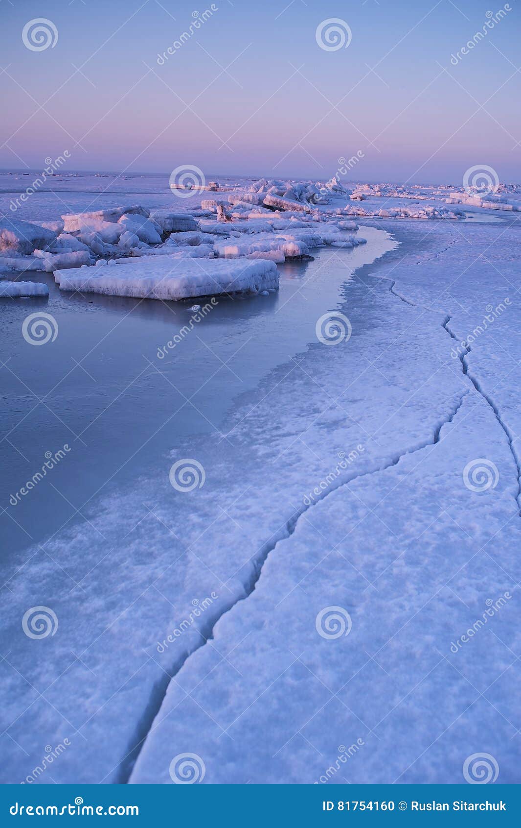 Ice hummocks stock photo. Image of asia, pole, nature - 81754160