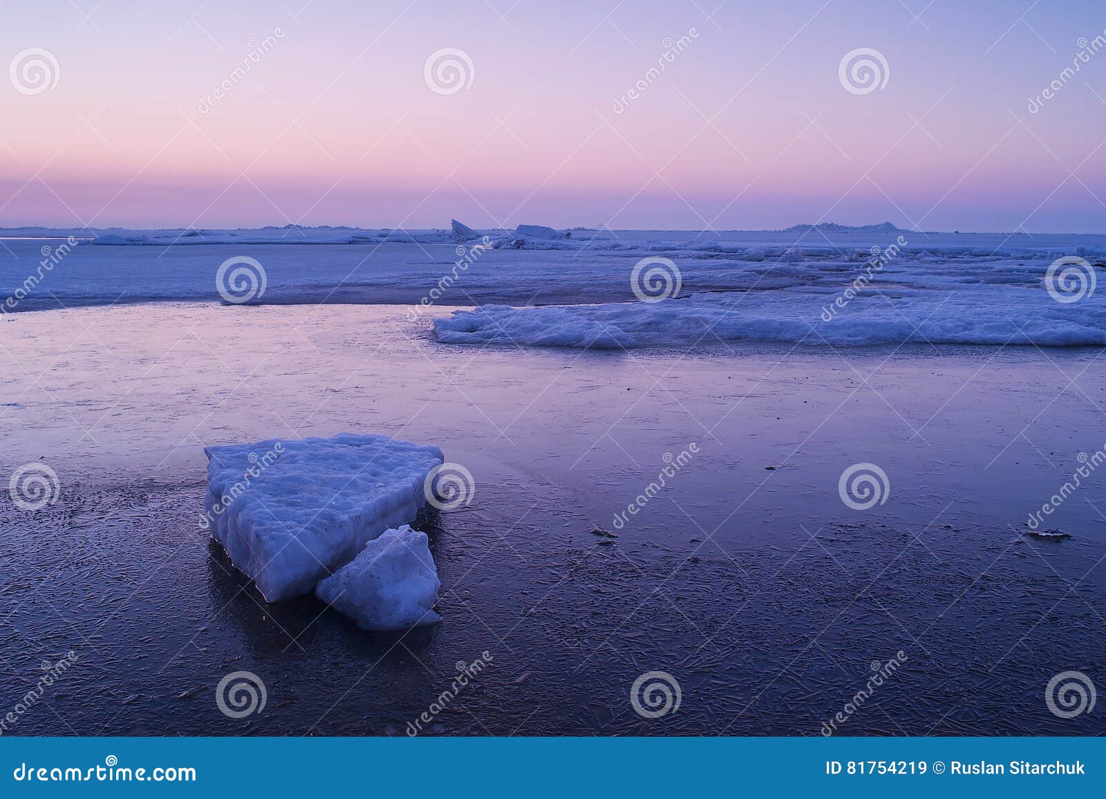 Ice hummocks stock image. Image of outdoor, landscape - 81754219