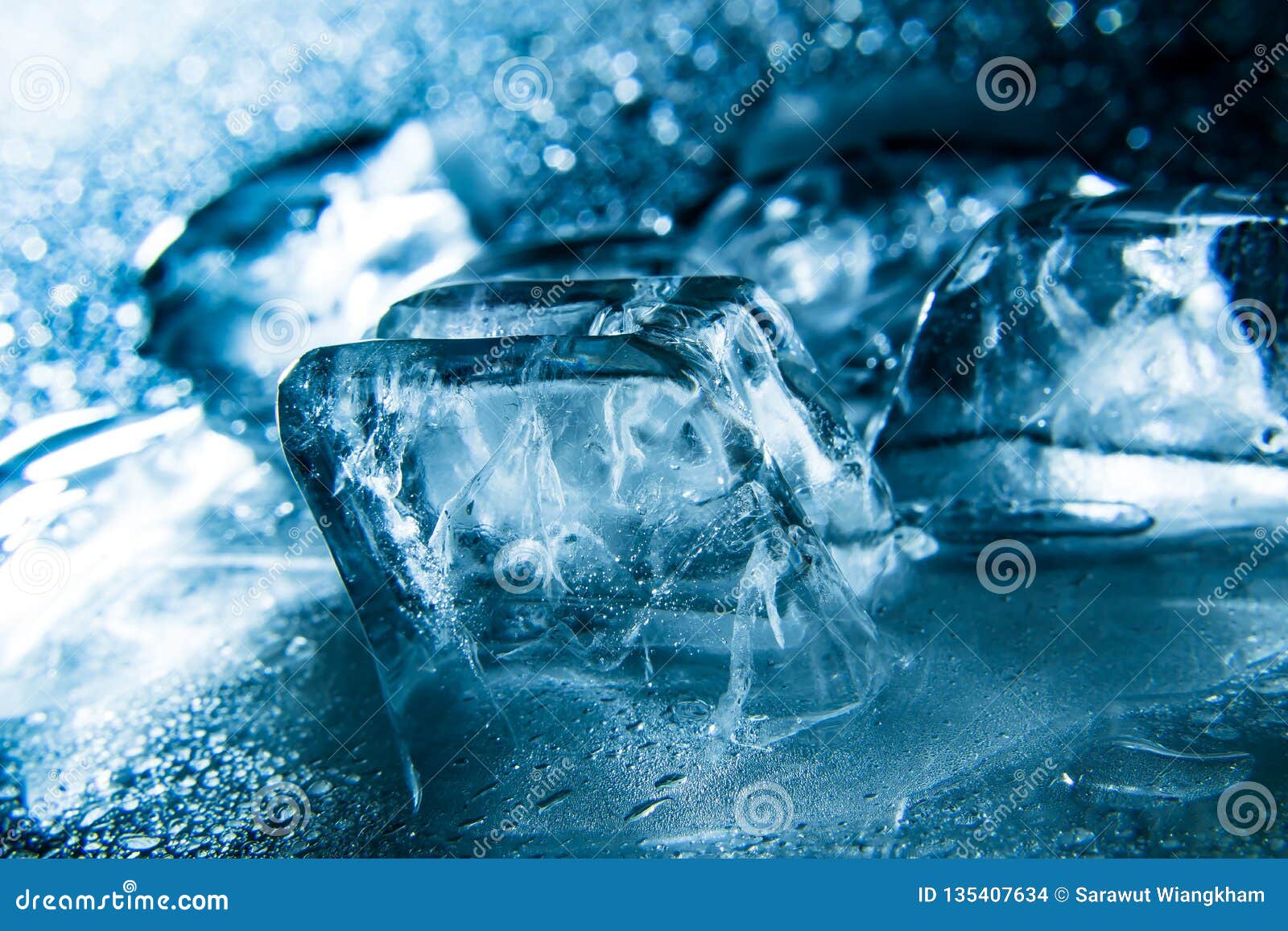 Ice stock photo. Image of frost, mirror, purity, icecubes - 135407634